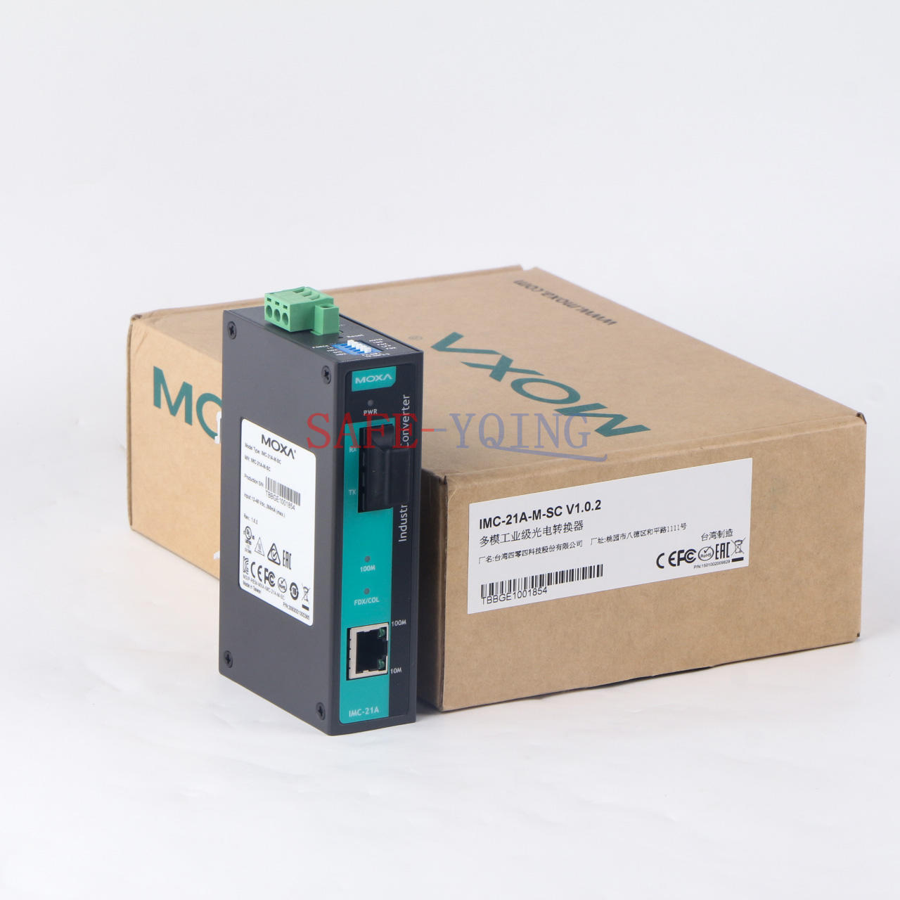 new one moxa imc-21a-m-sc industrial photoelectric converter
