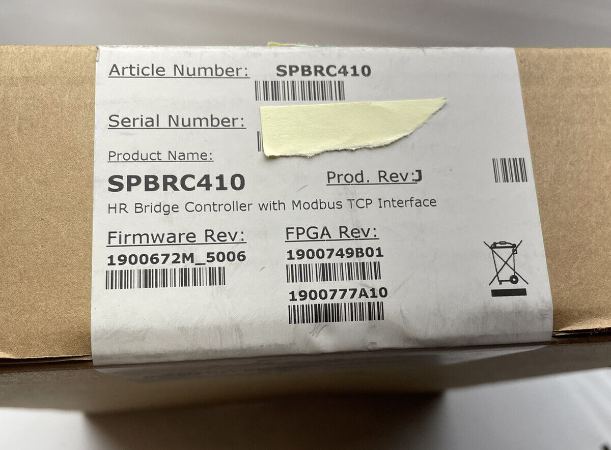 spbrc410 new sealed abb hr bridge controller modbus tcp interface symphony