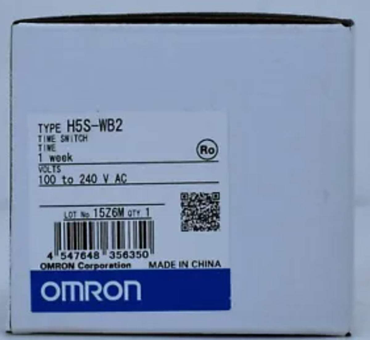 new omron time switch h5s-wb2 100-240vac