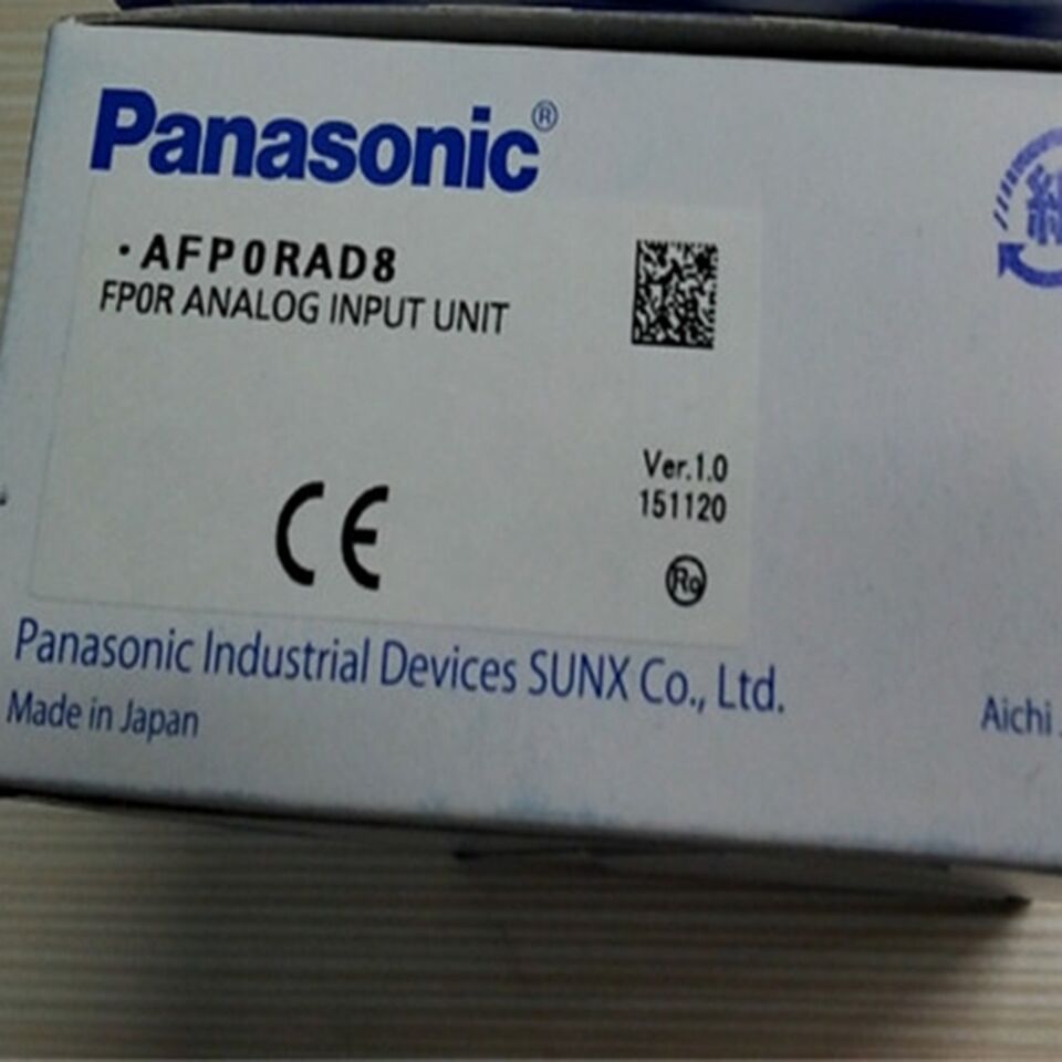 new panasonic afp0rad8 analog input module one year in box