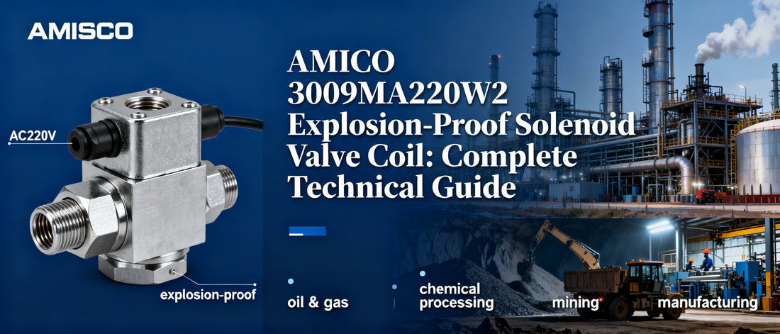 AMISCO 3009MA220W2 Explosion-Proof Solenoid Valve Coil: Complete Techn