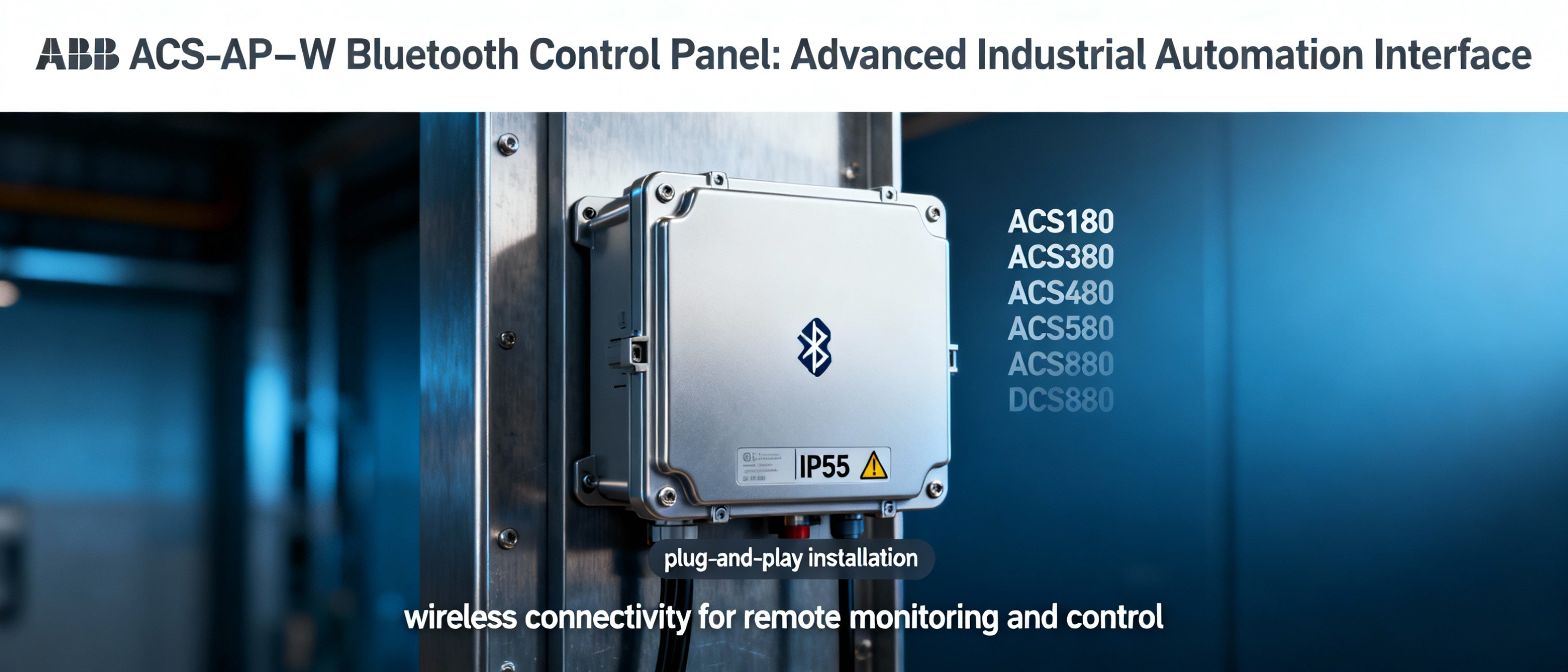 ABB ACS-AP-W Bluetooth Control Panel: Advanced Industrial Automation I