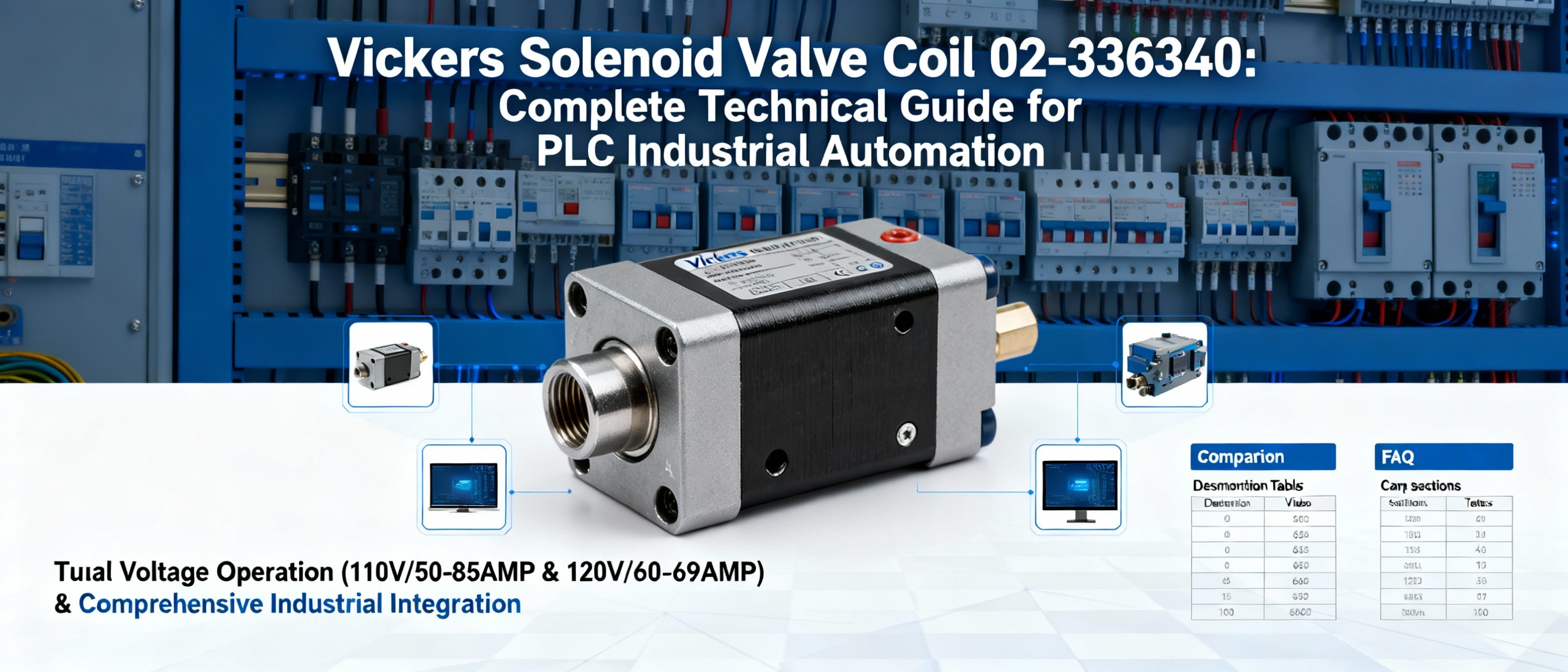 Vickers Solenoid Valve Coil 02-336340: Complete Technical Guide for PL