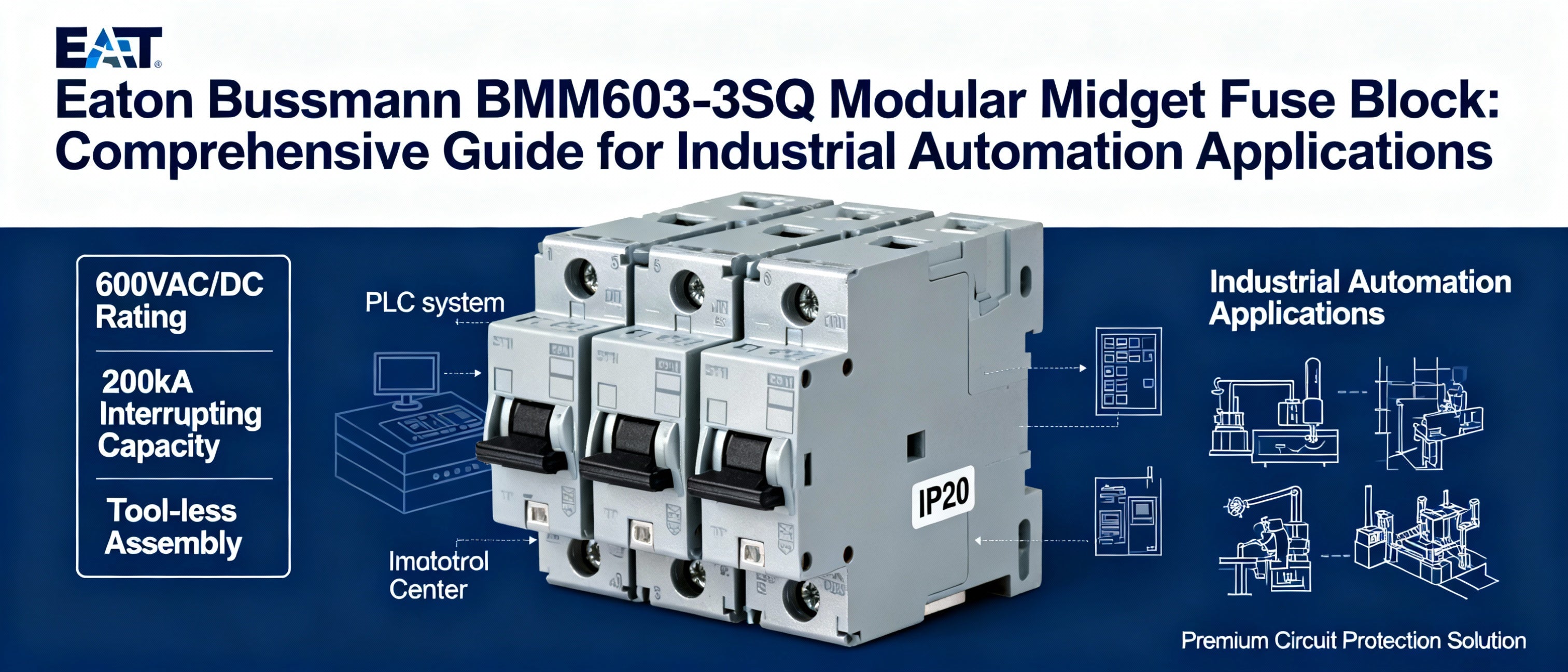 BMM603-3SQ Modular Midget Fuse Block: Comprehensive Guide for Industri