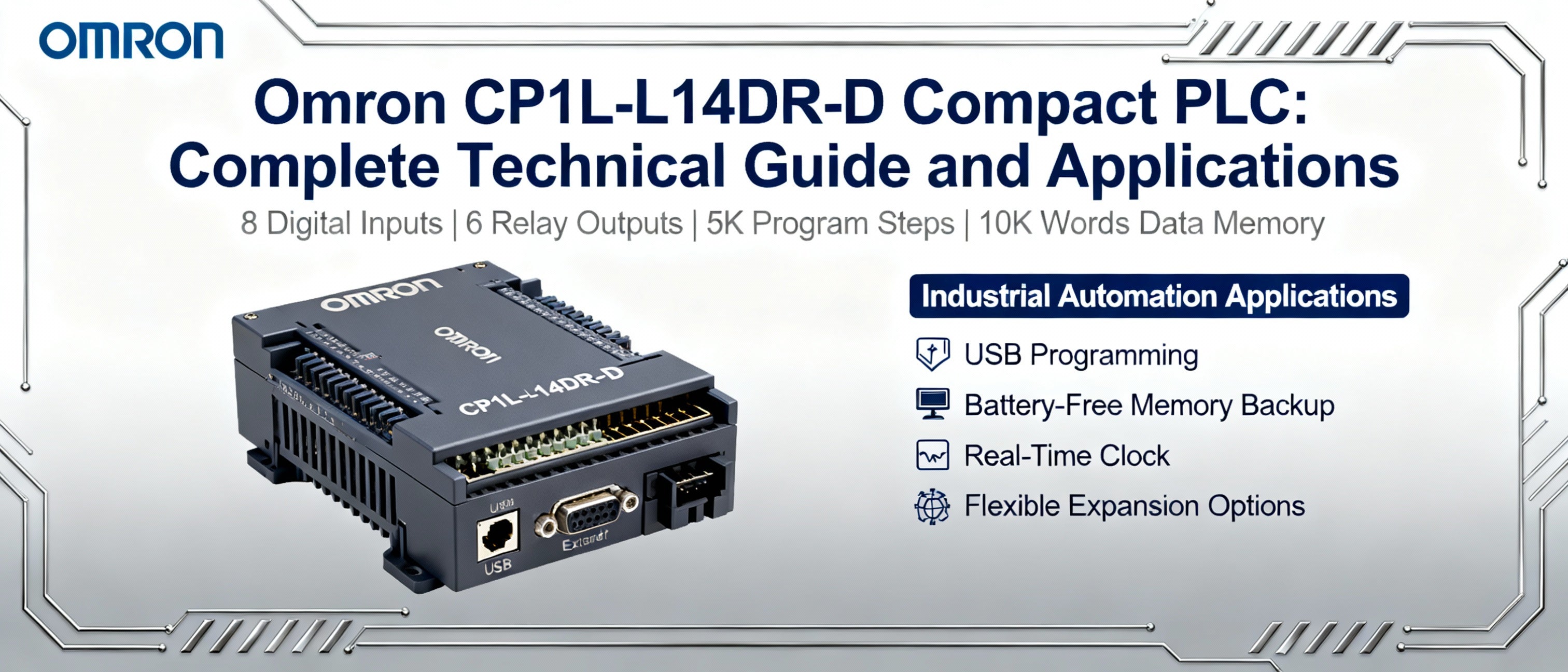 Omron CP1L-L14DR-D Compact PLC: Complete Technical Guide and Applicati