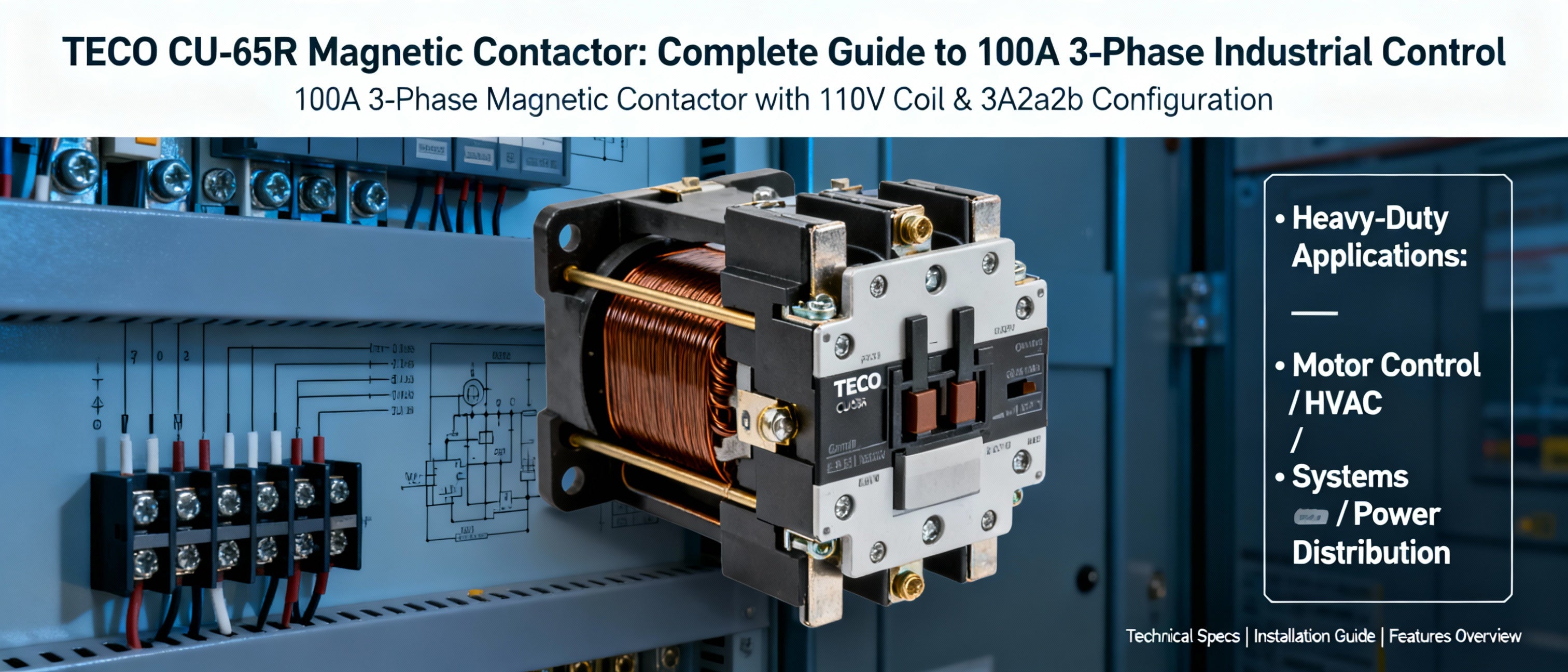 TECO CU-65R Magnetic Contactor: Complete Guide to 100A 3-Phase Industr