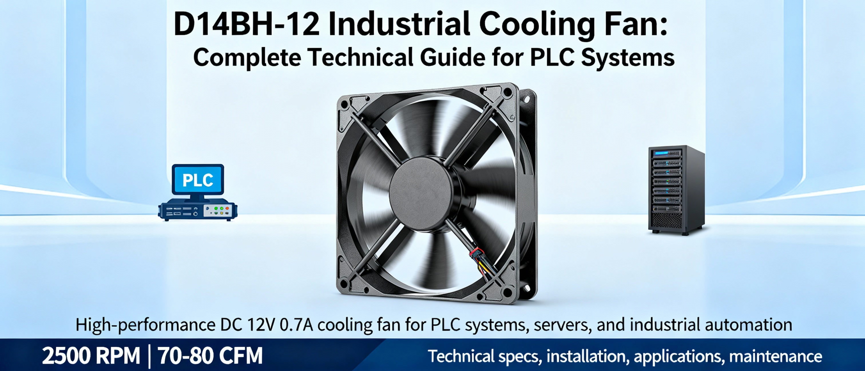 D14BH-12 Industrial Cooling Fan: Complete Technical Guide for PLC Syst
