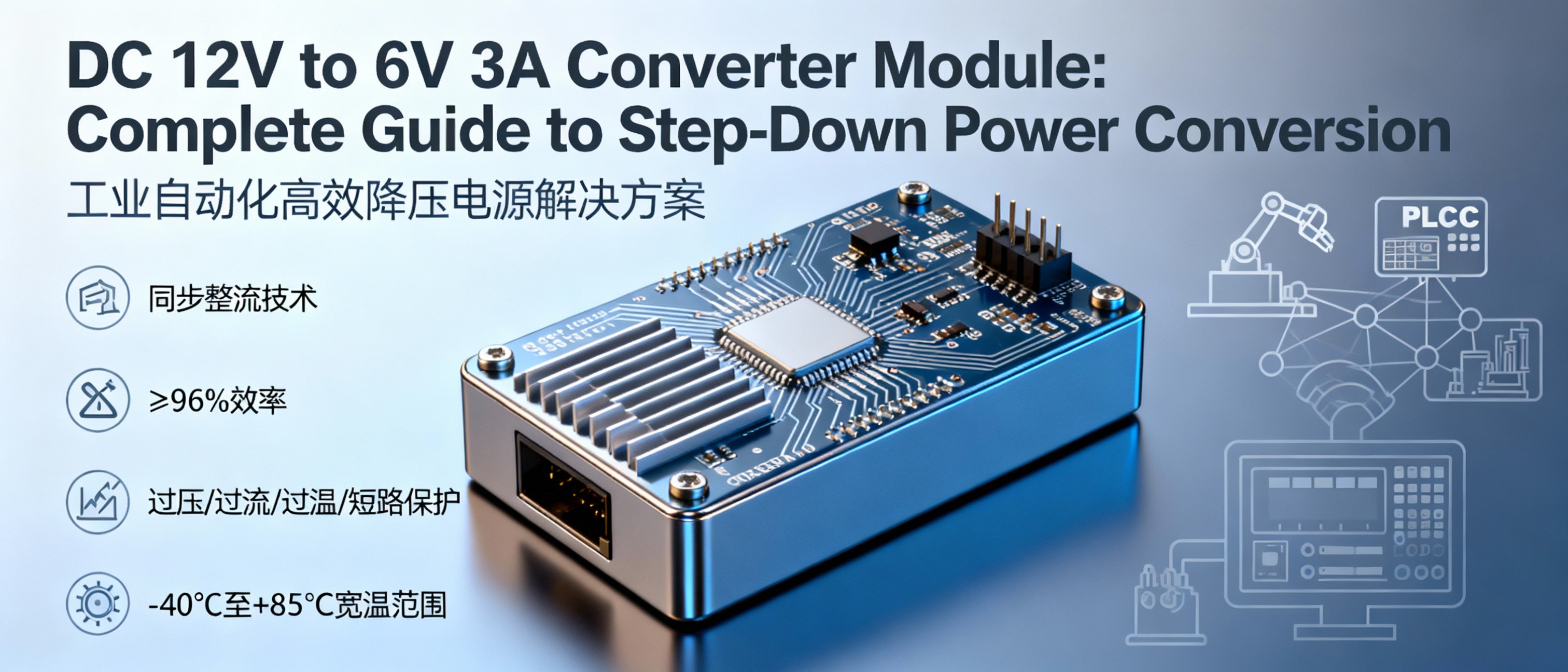 DC 12V to 6V 3A Converter Module: Complete Guide to Step-Down Power Co