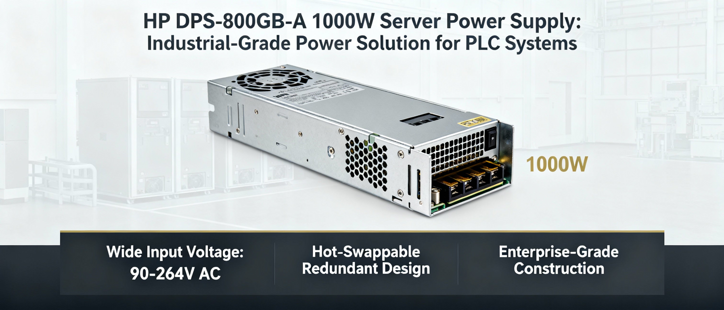 HP DPS-800GB-A 1000W Server Power Supply: Industrial-Grade Power Solut