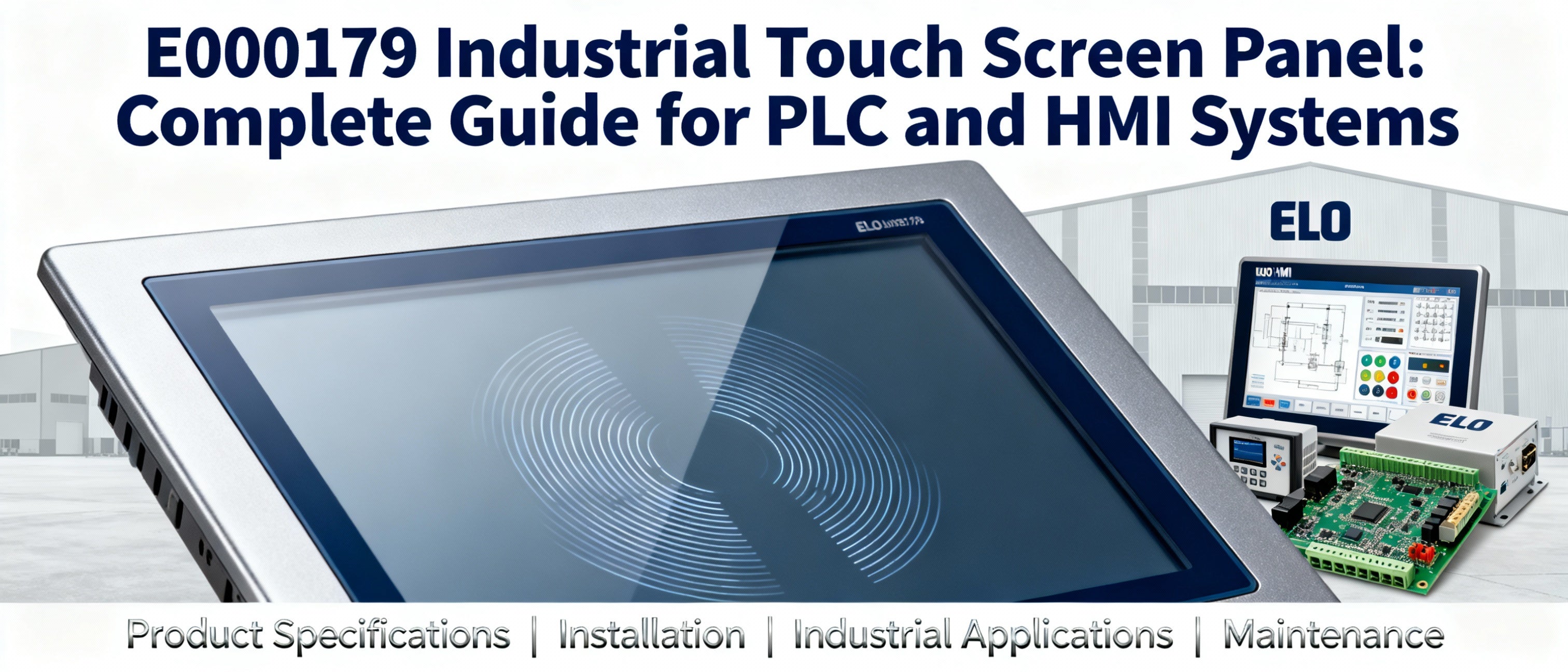 E000179 Industrial Touch Screen Panel: Complete Guide for PLC and HMI