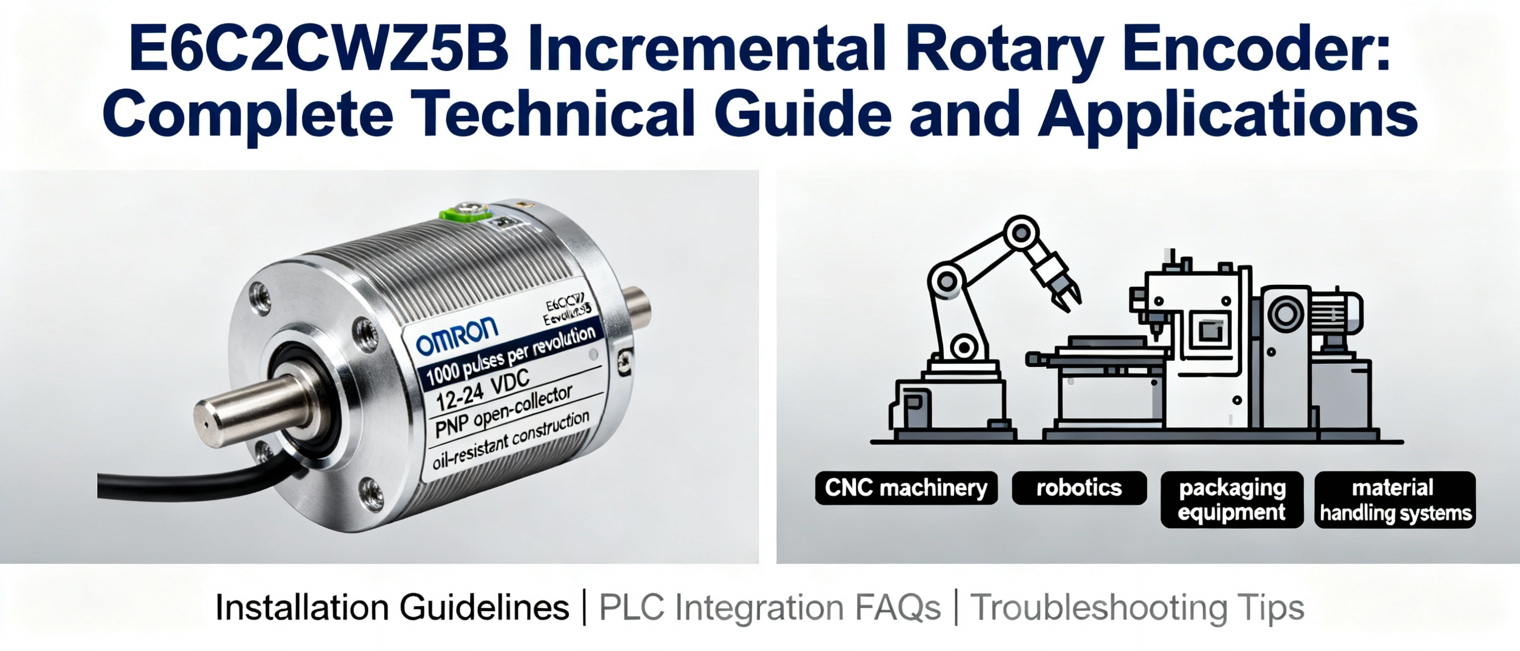E6C2CWZ5B Incremental Rotary Encoder: Complete Technical Guide and App