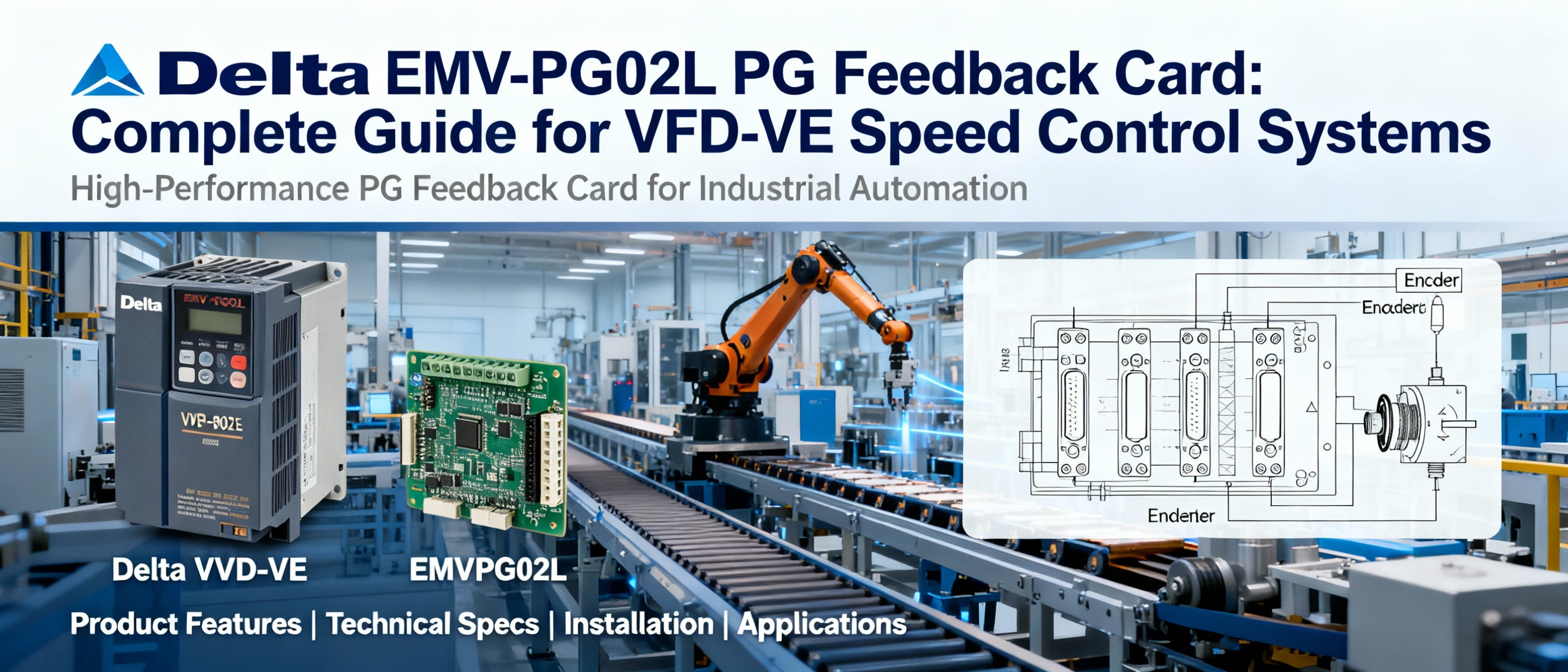 Delta EMV-PG02L PG Feedback Card: Complete Guide for VFD-VE Speed Cont