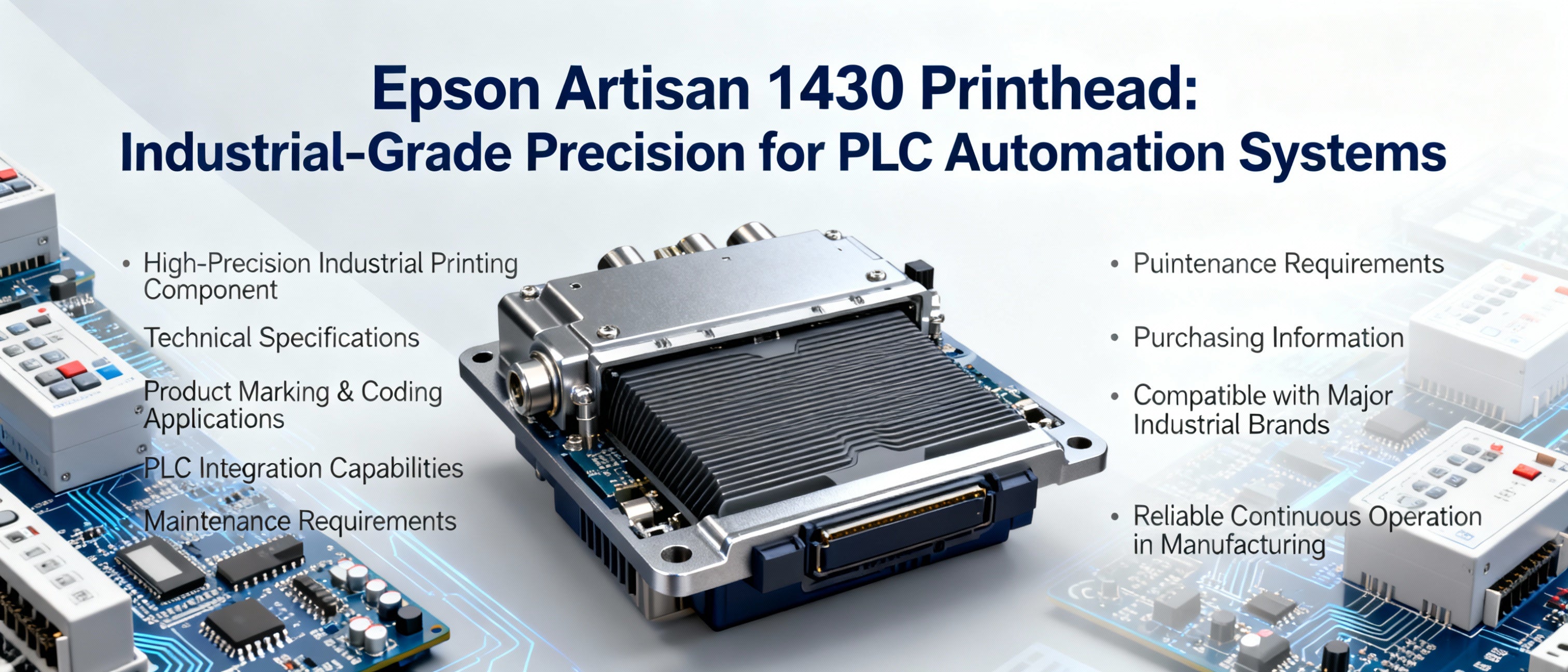 Epson Artisan 1430 Printhead: Industrial-Grade Precision for PLC Autom