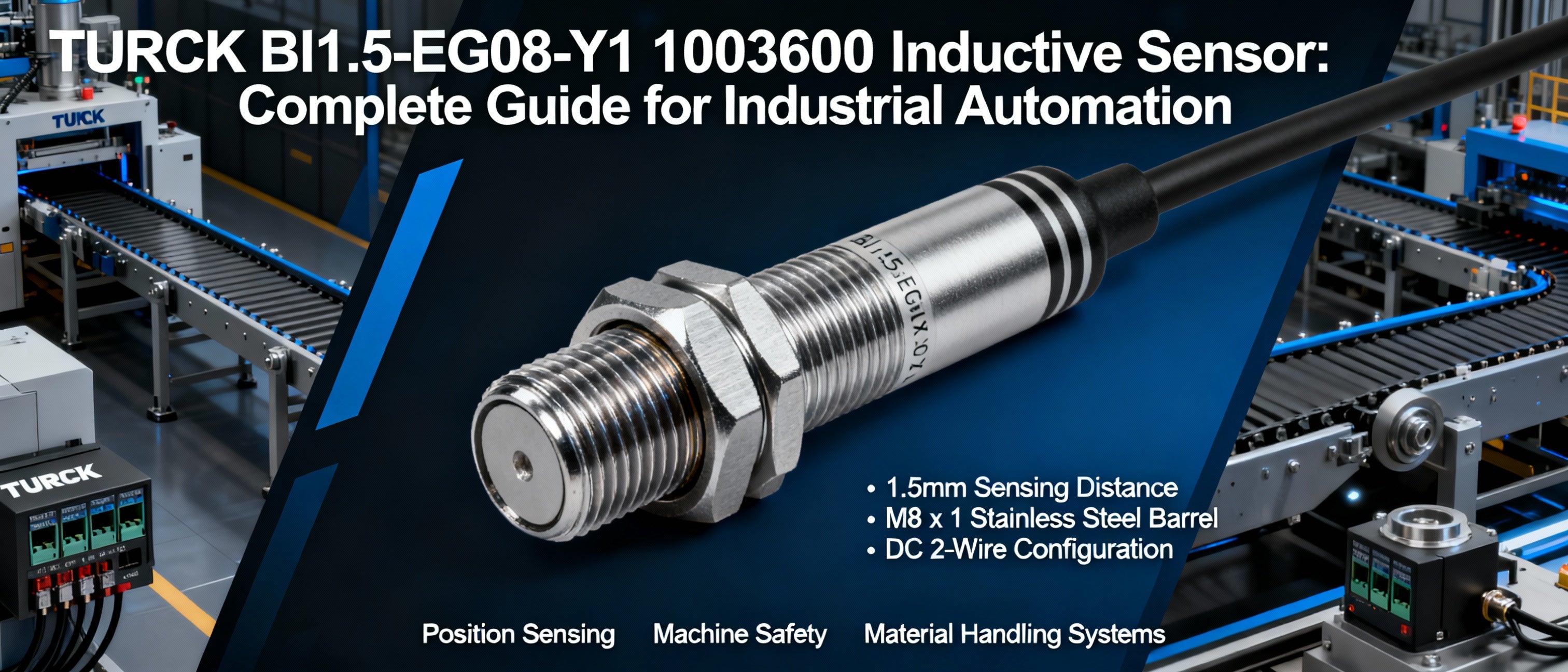 TURCK BI1.5-EG08-Y1 1003600 Inductive Sensor: Complete Guide for Indus