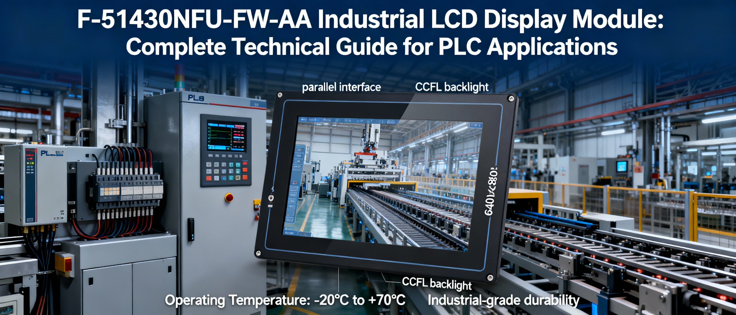 F-51430NFU-FW-AA Industrial LCD Display Module: Complete Technical Gui