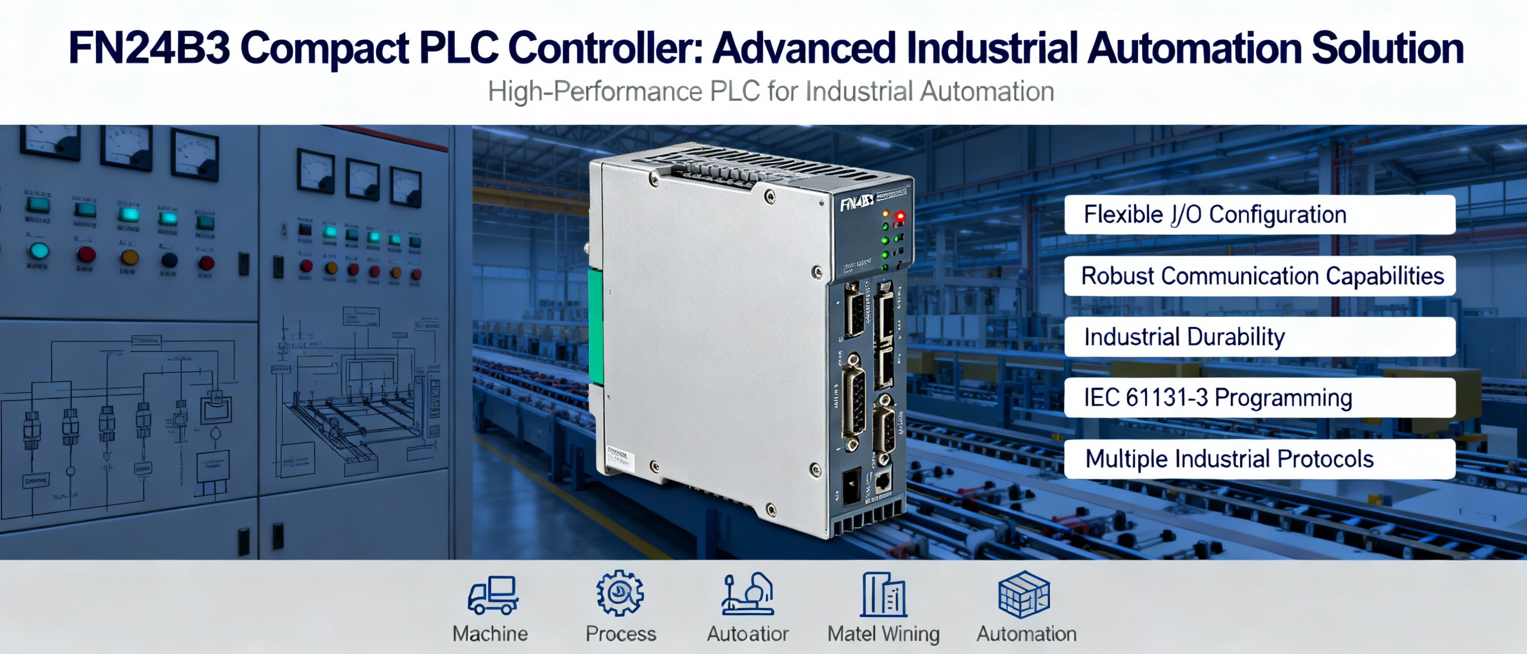 FN24B3 Compact PLC Controller: Advanced Industrial Automation Solution