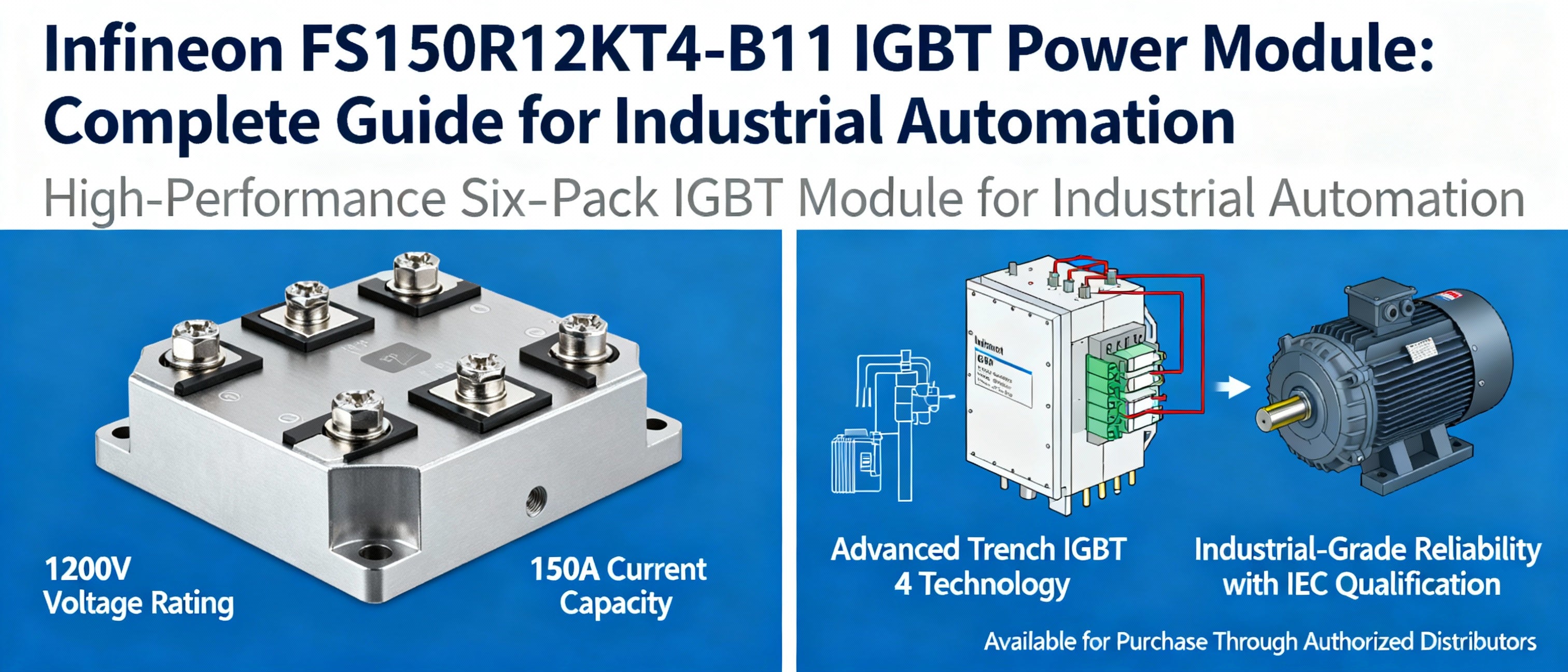 Infineon FS150R12KT4-B11 IGBT Power Module: Complete Guide for Industr