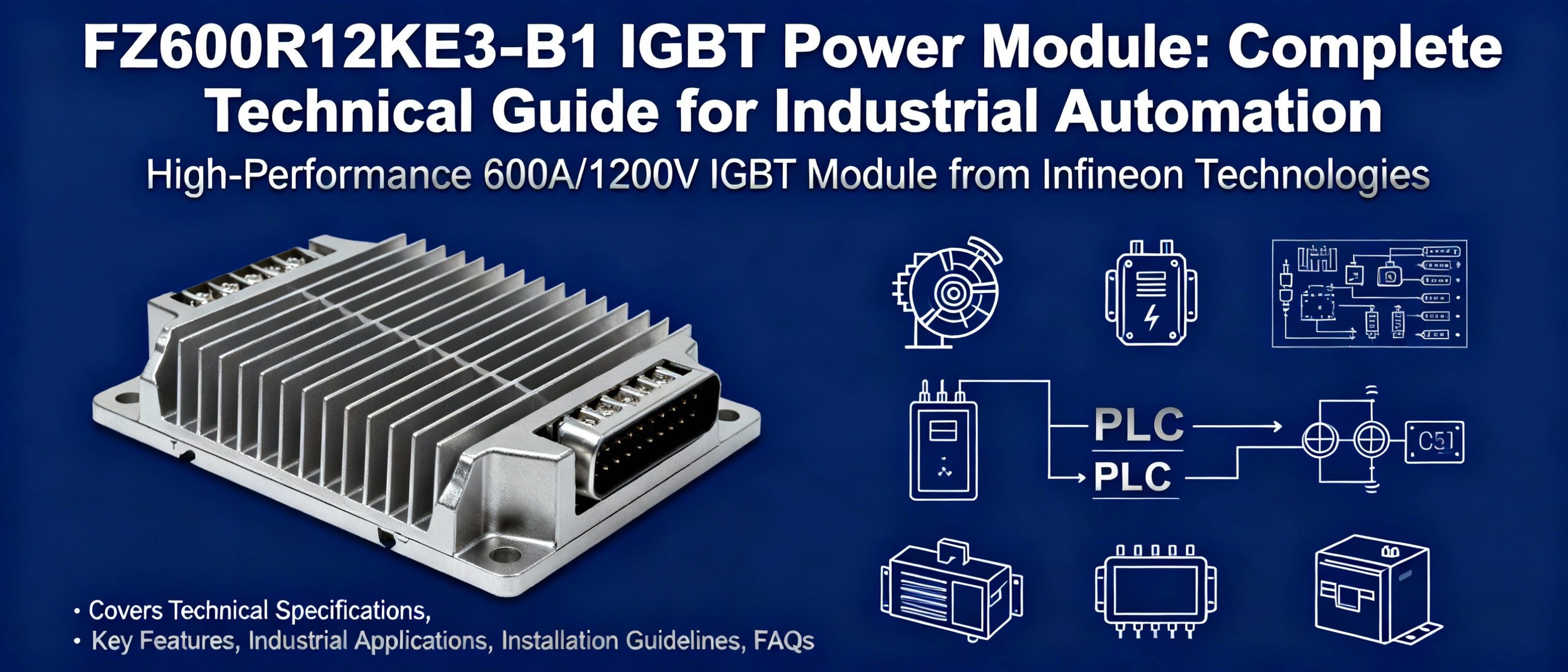 FZ600R12KE3-B1 IGBT Power Module: Complete Technical Guide for Industr