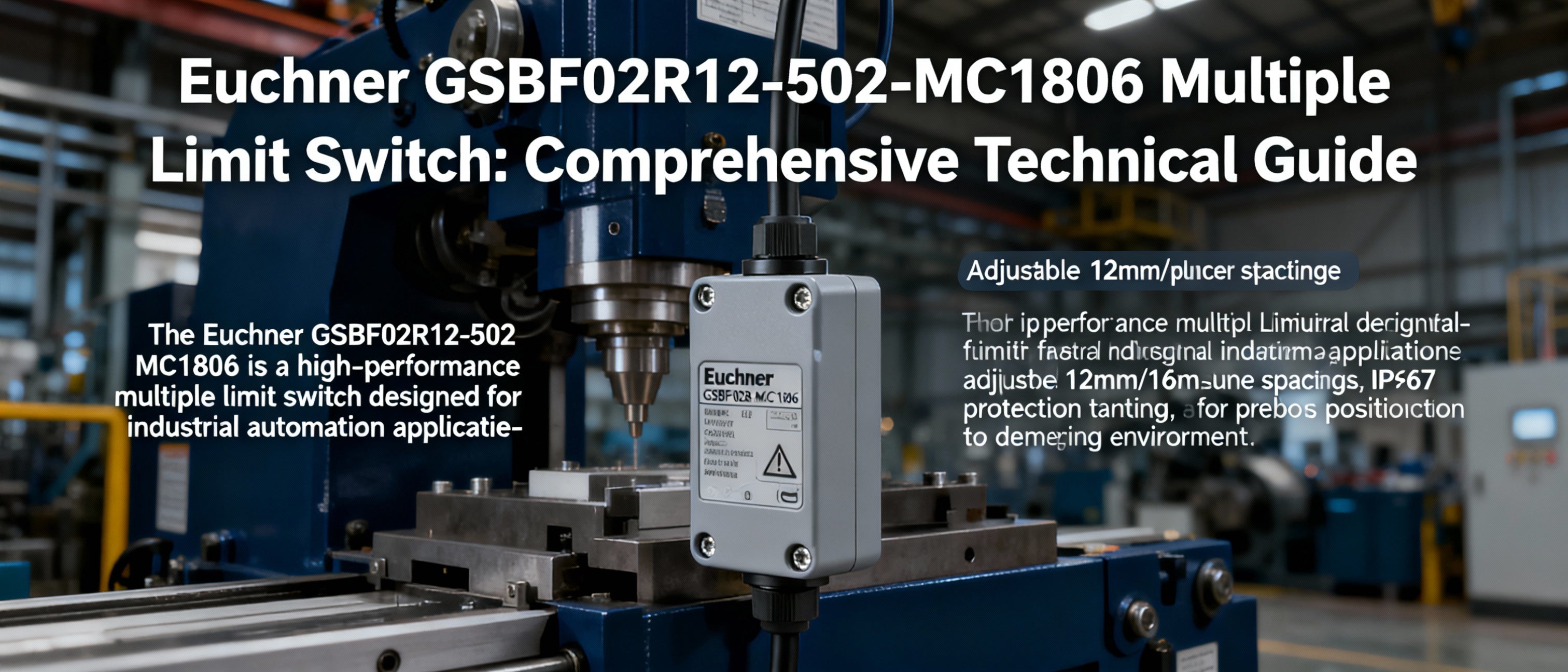 Euchner GSBF02R12-502-MC1806 Multiple Limit Switch: Comprehensive Tech