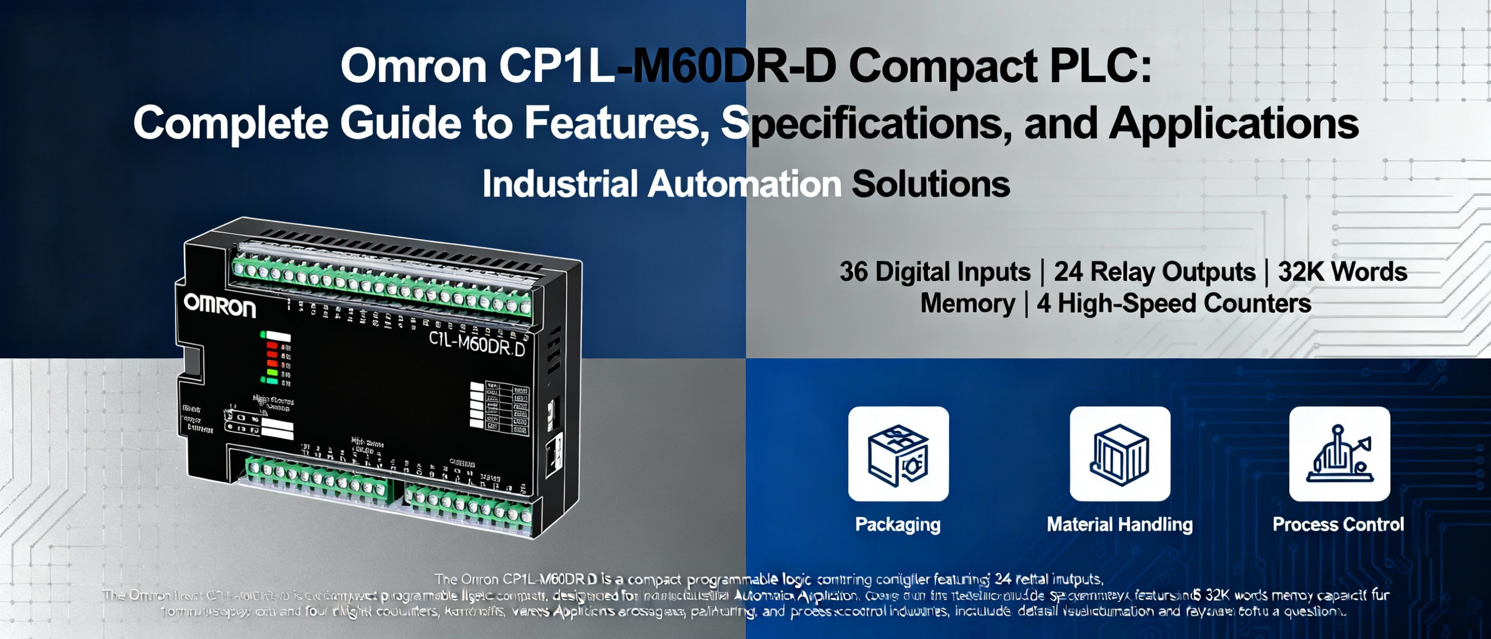 Omron CP1L-M60DR-D Compact PLC: Complete Guide to Features, Specificat