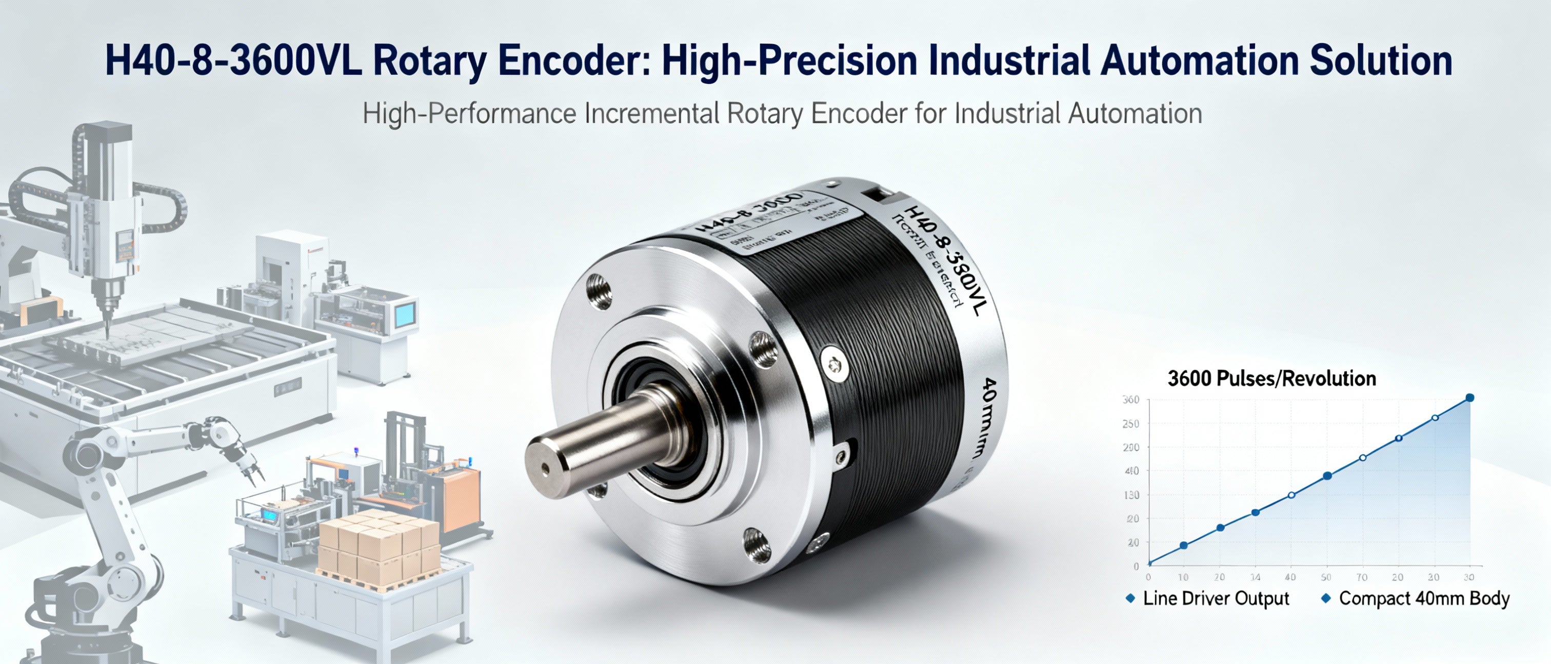 H40-8-3600VL Rotary Encoder: High-Precision Industrial Automation Solu