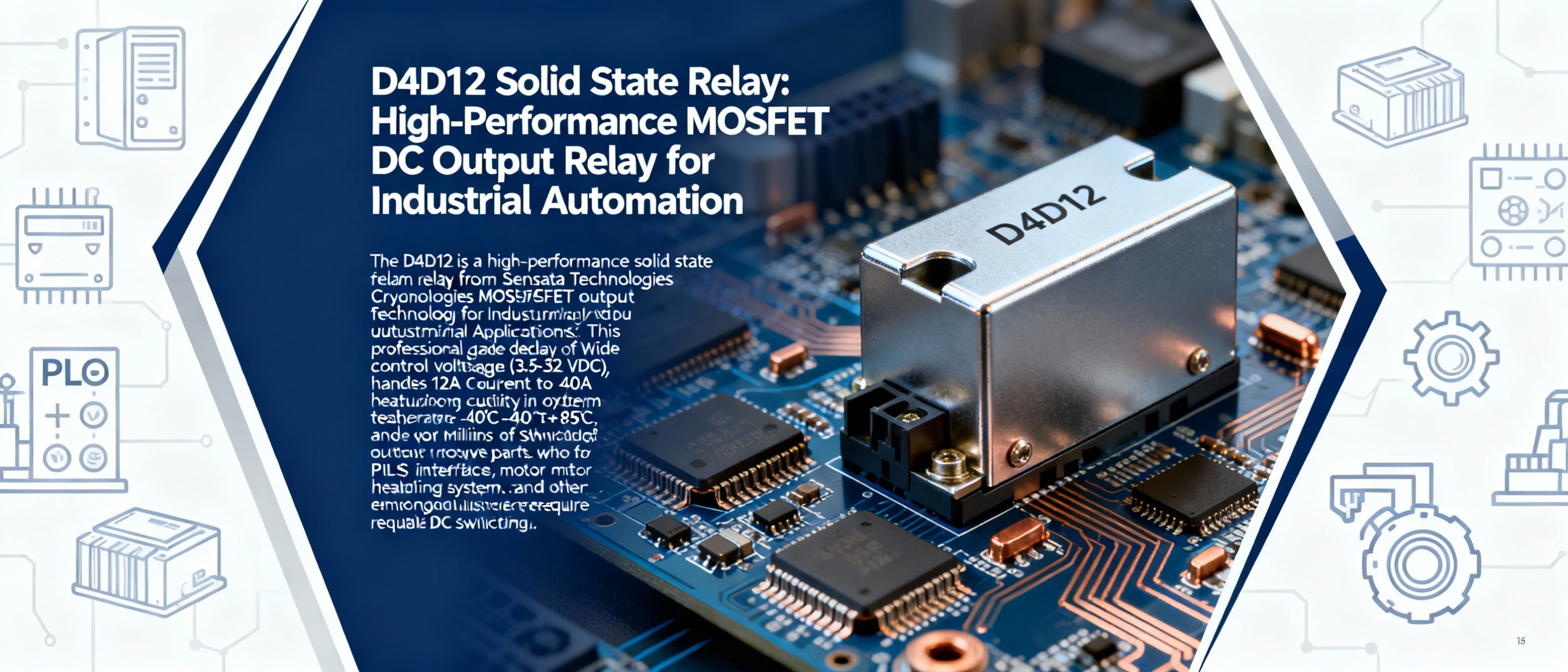 D4D12 Solid State Relay: High-Performance MOSFET DC Output Relay for I