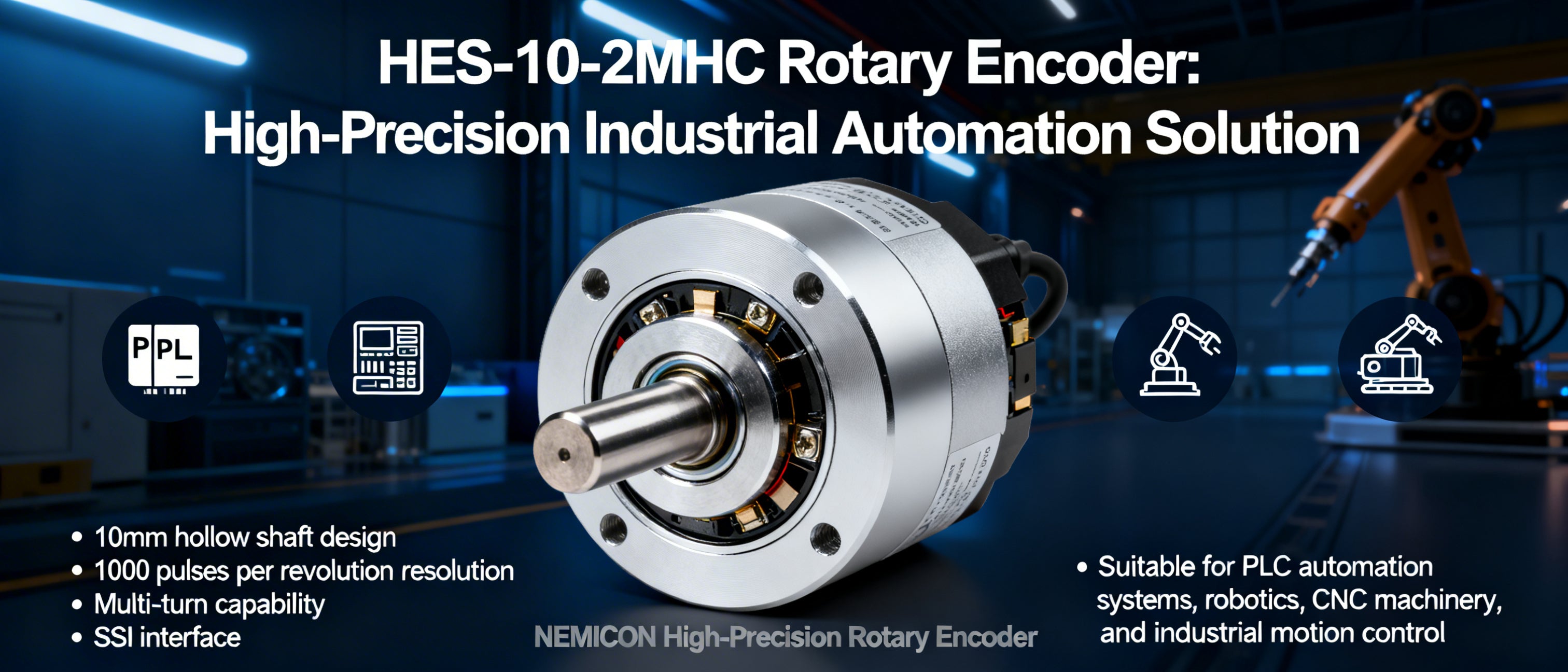 HES-10-2MHC Rotary Encoder: High-Precision Industrial Automation Solut