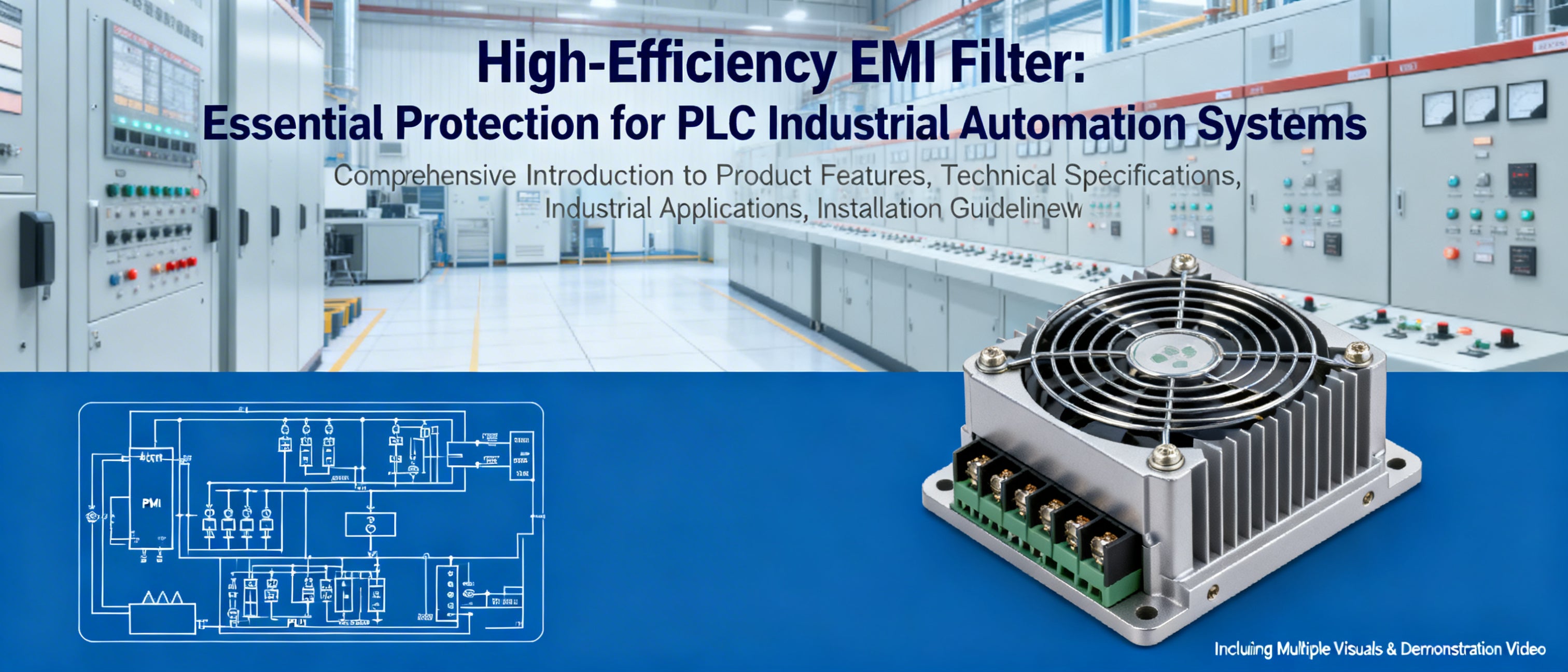 High-Efficiency EMI Filter: Essential Protection for PLC Industrial Au