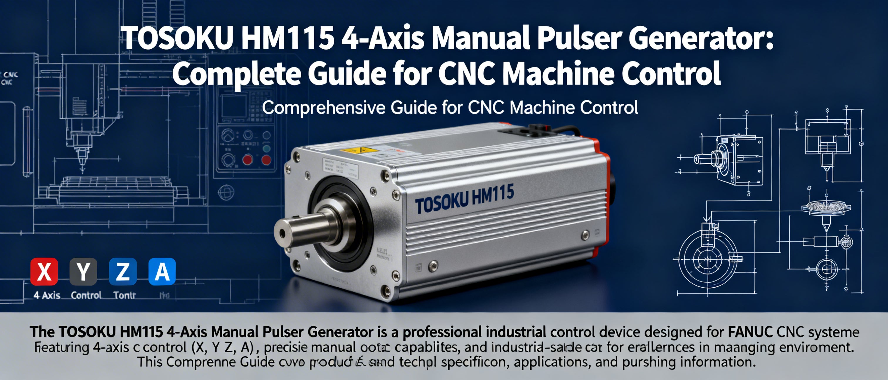 TOSOKU HM115 4-Axis Manual Pulser Generator: Complete Guide for CNC Ma