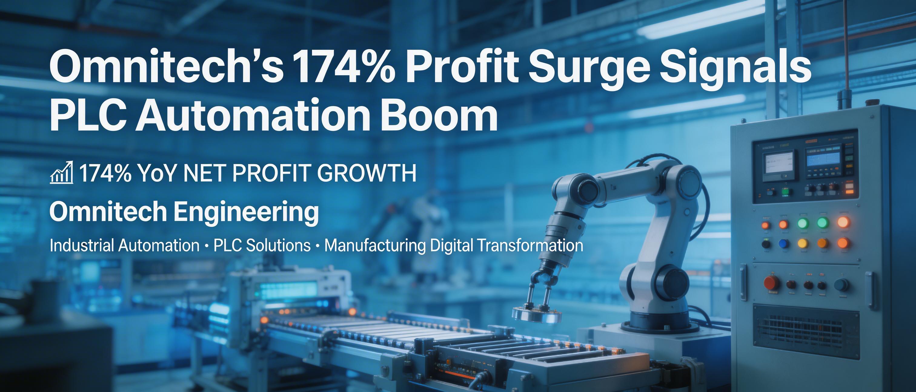 Omnitech's 174% Profit Surge Signals PLC Automation Boom
