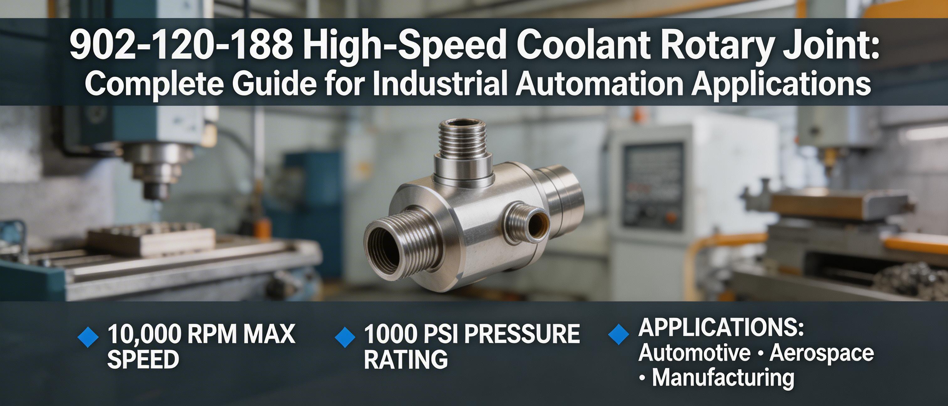 902-120-188 High-Speed Coolant Rotary Joint: Complete Guide for Indust