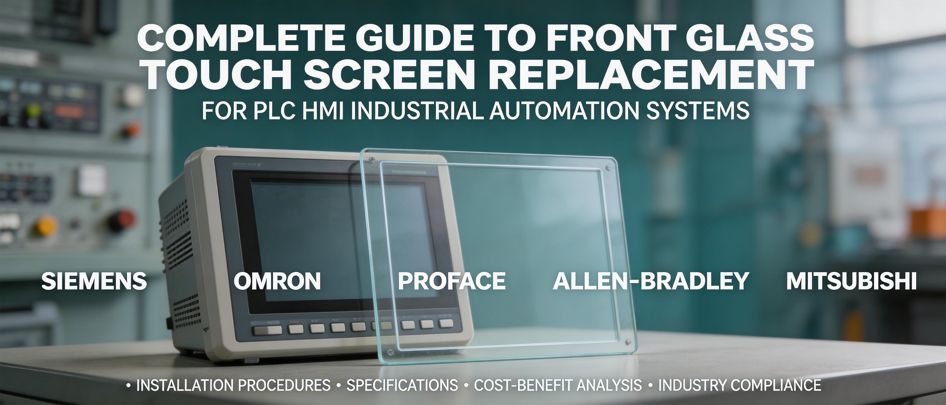 Complete Guide to Front Glass Touch Screen Replacement for PLC HMI Sys