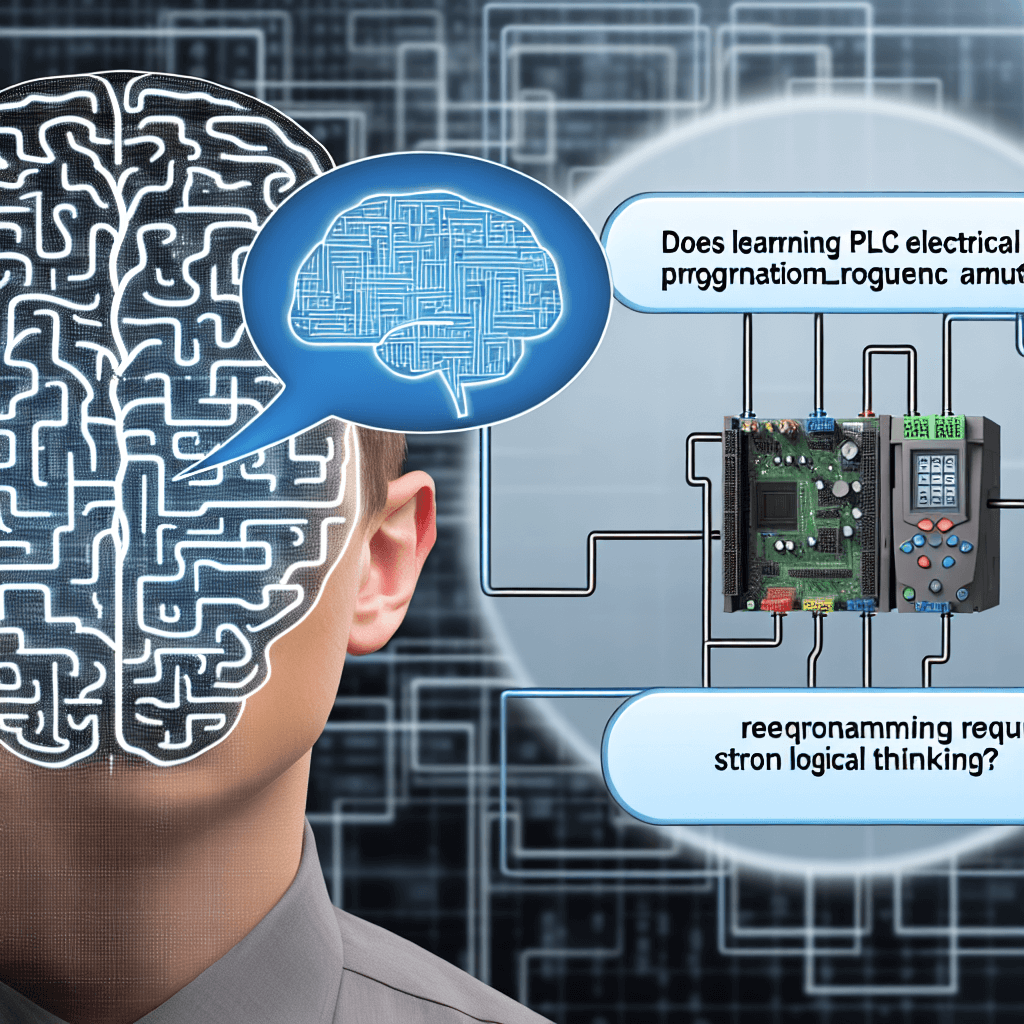Does learning PLC electrical automation programming require strong log