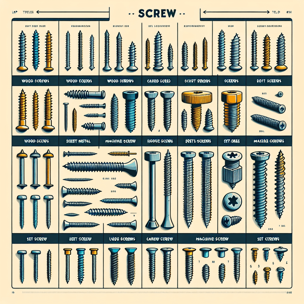 Classification of Screws: How to Quickly Identify the Major Categories