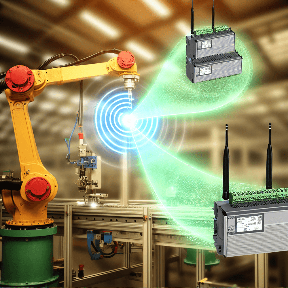 How to build an industrial wireless communication system between two H