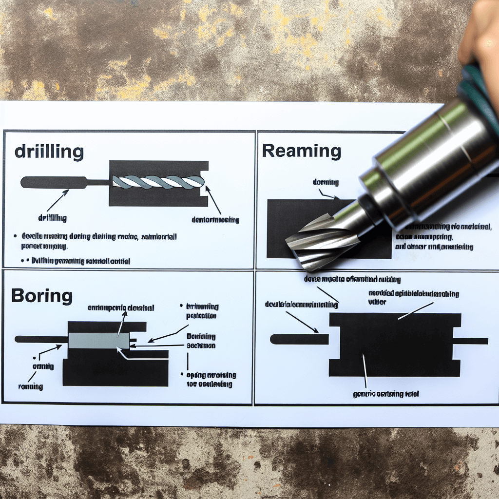 Drilling vs. Boring vs. Reaming: Key Differences Explained for Precisi