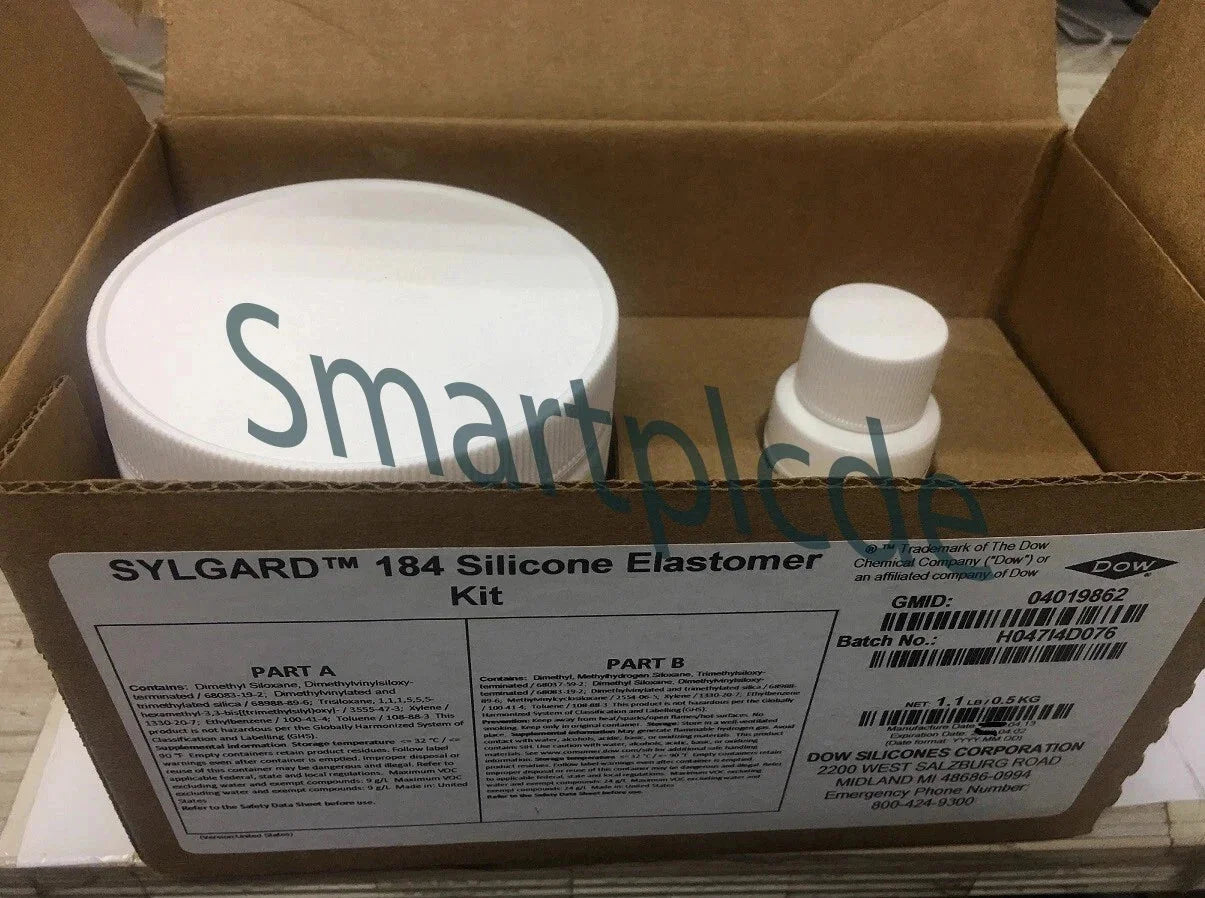 dow corning sylgard 184 silicone elastomer kit 1.1lb /0.5kg box free ship