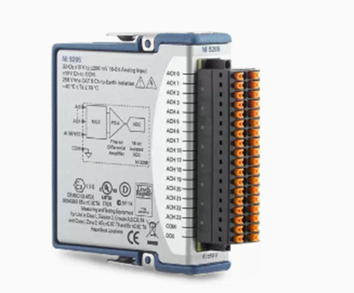 new national instruments ni-9205 pn: 785184-01 analog input module