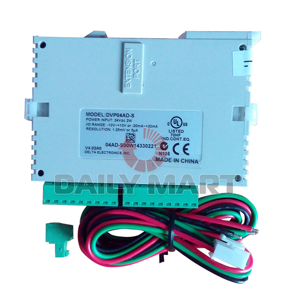 new delta dvp04ad-s programmable logic controller analog input module