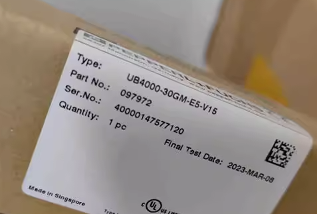 new pepperl+fuchs ub4000-30gm-e5-v15 ultrasonic diffuse retroreflective mode sensors