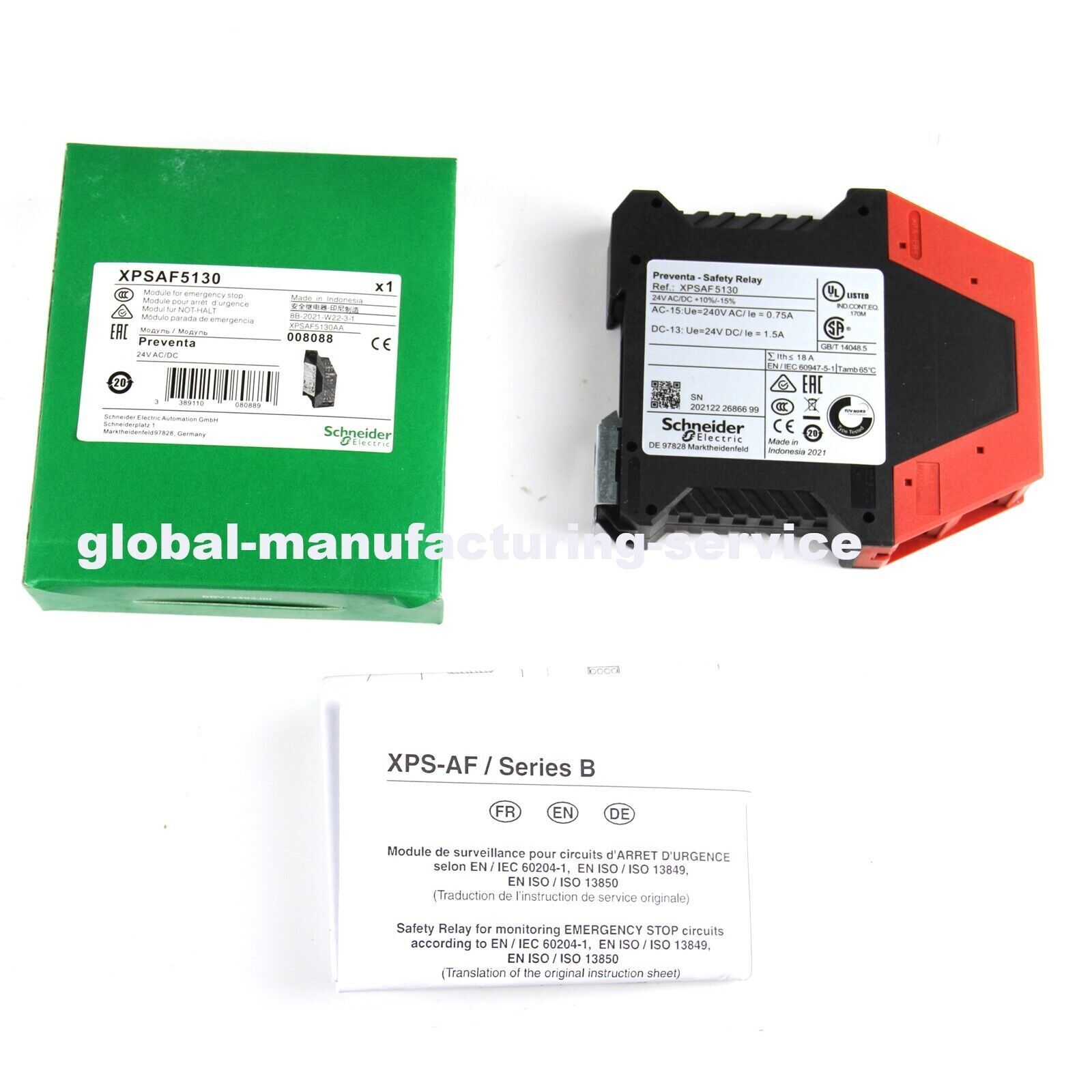 Schneider XPS-AF5130 Preventa XPS AF Safety Relay