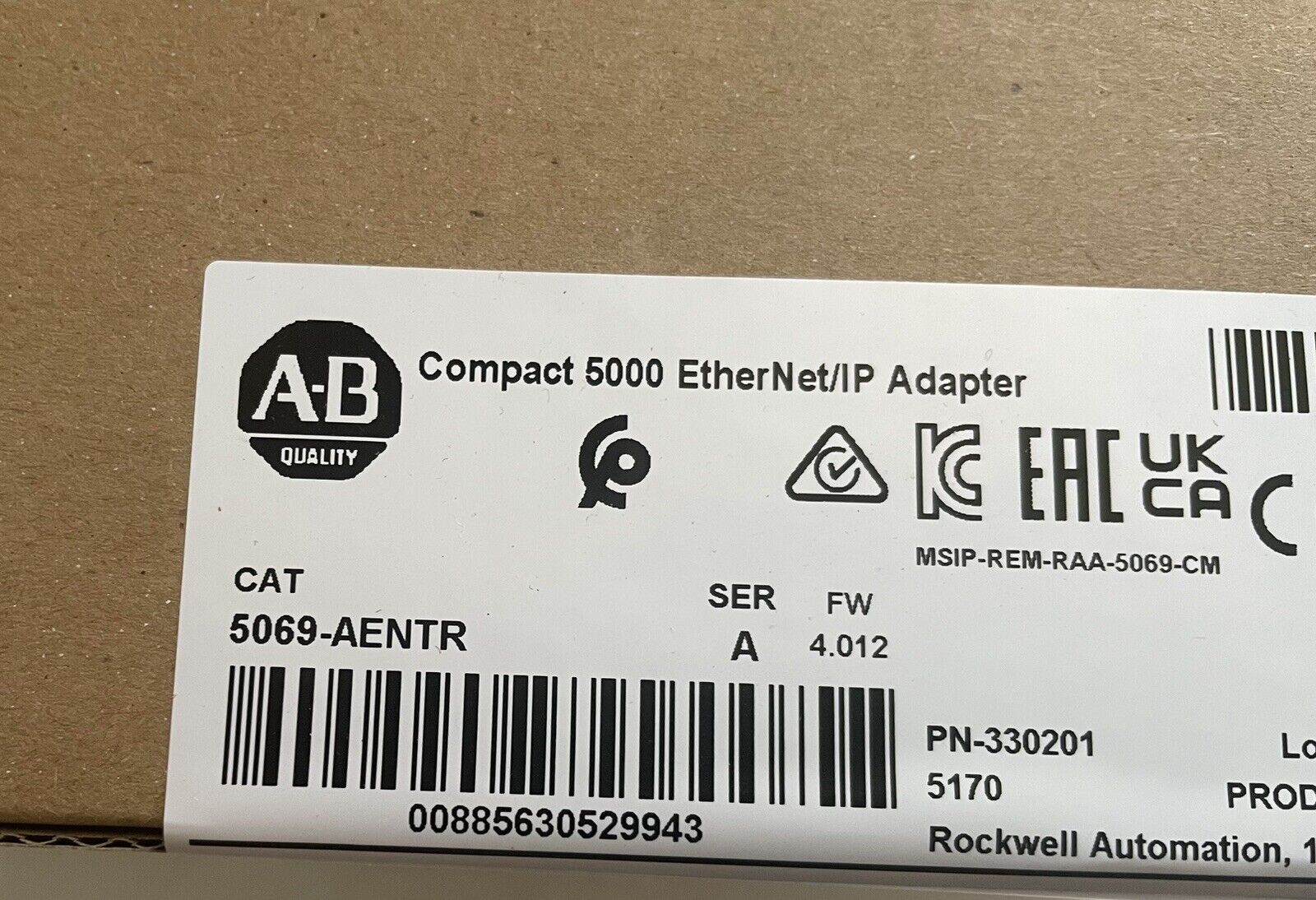 AB 5069 Compact 5000 EtherNet/IP Adapter