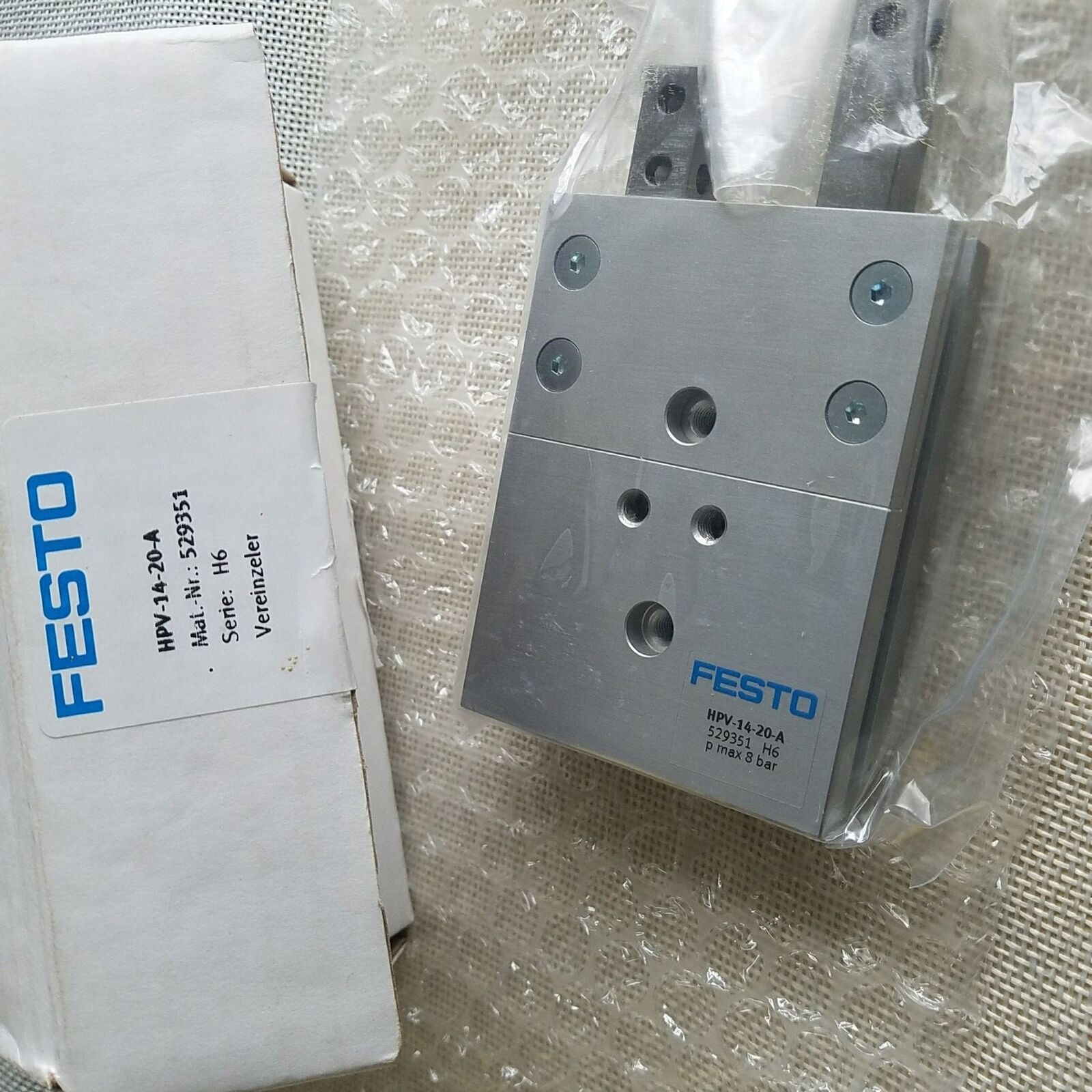new 1pc festo hpv-14-20-a 529351 conveyor isolator