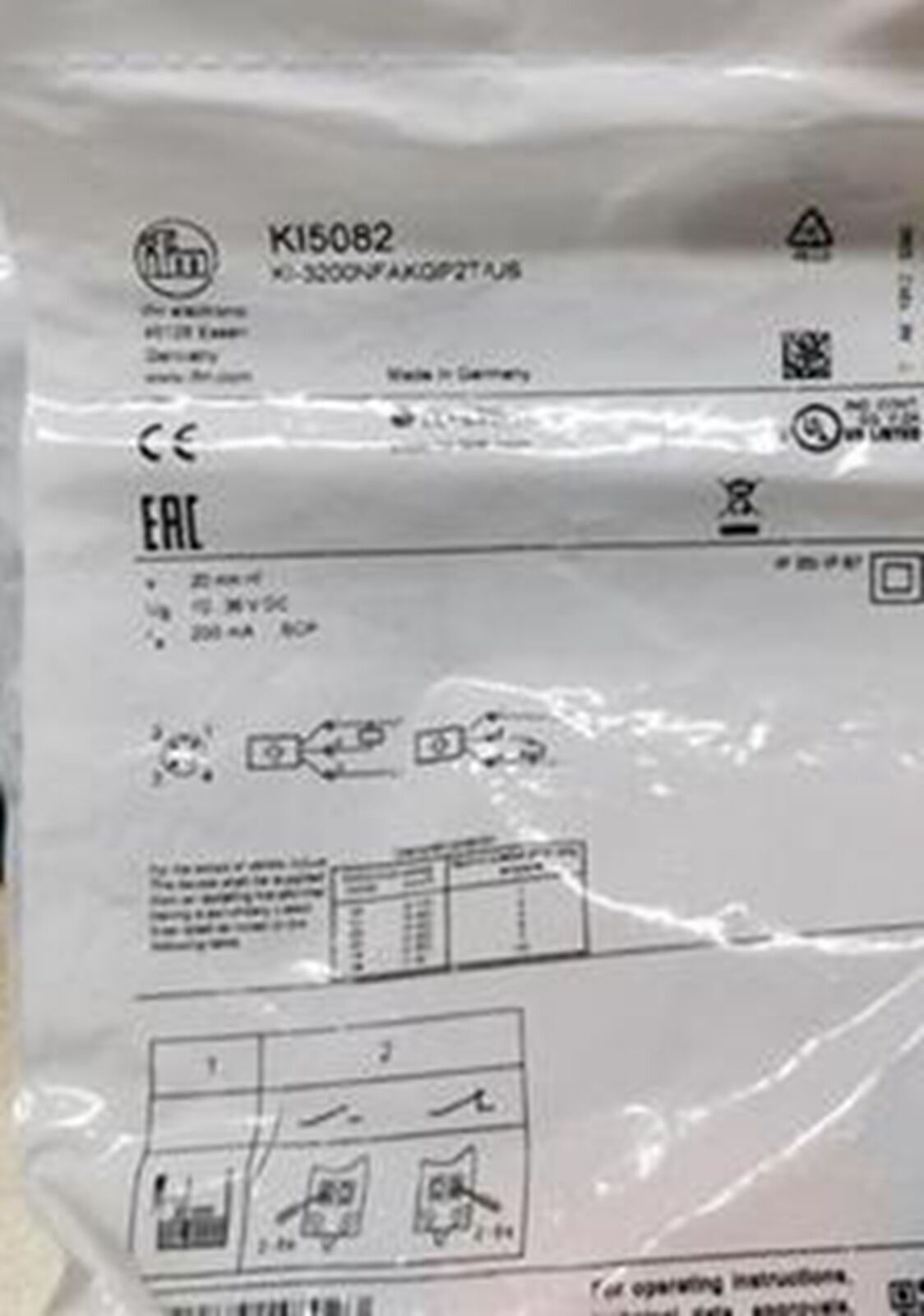 ifm ki5082 proximity switch sensor