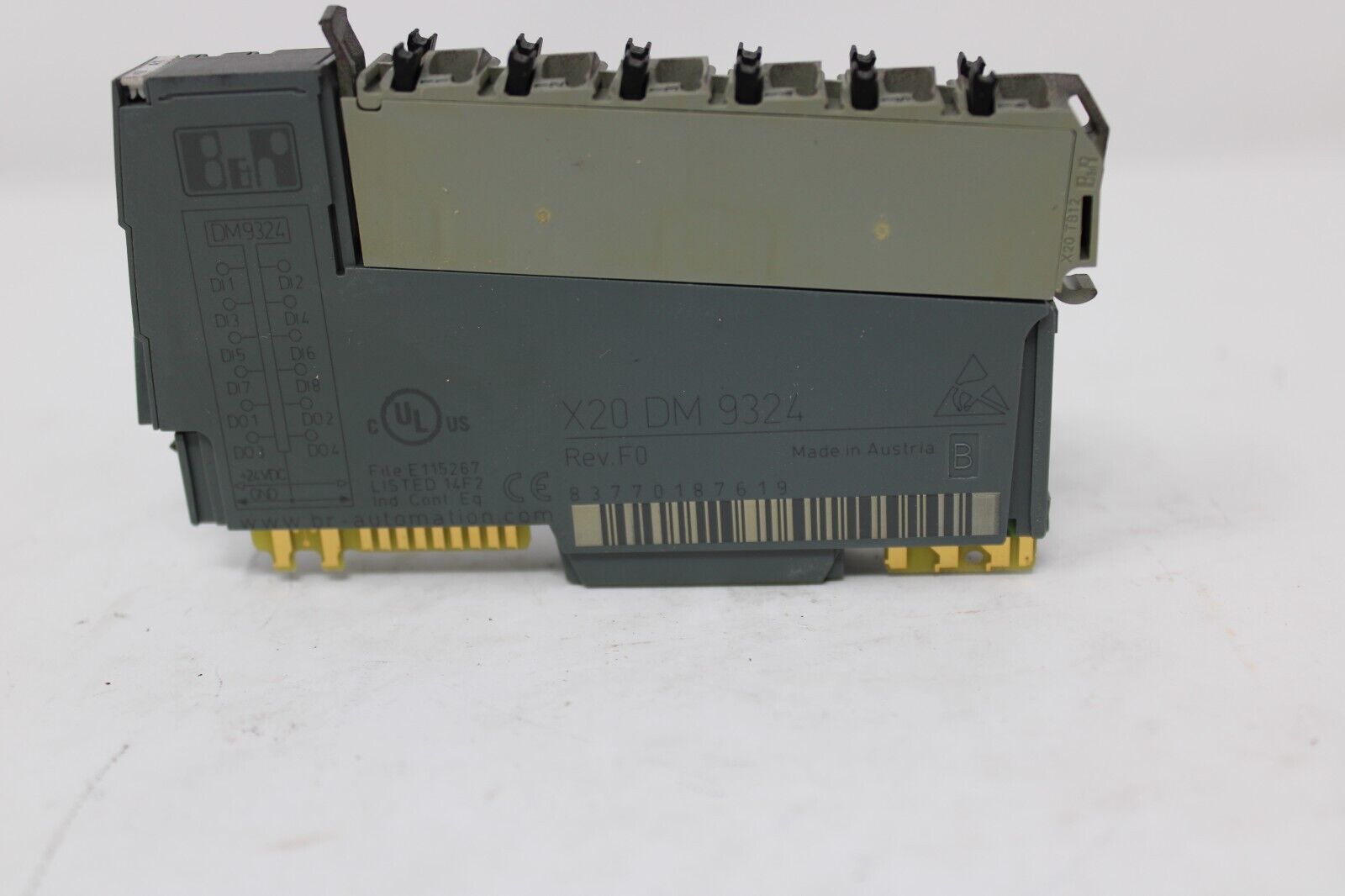 used b & r automation x20 dm 9324 module