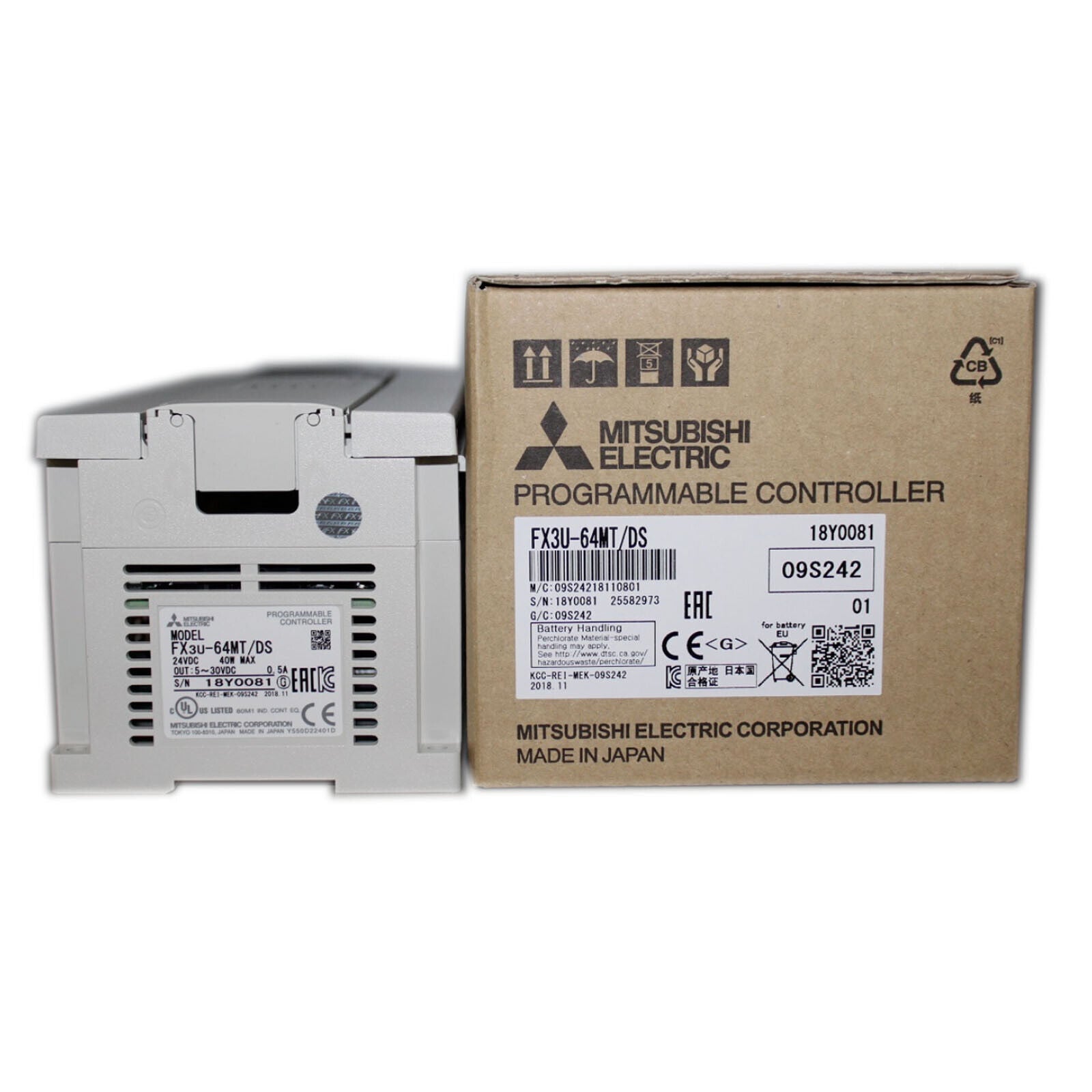 MITSUBISHI FX3U-64MT/DS Variable Frequency Drive Base Unit Controller