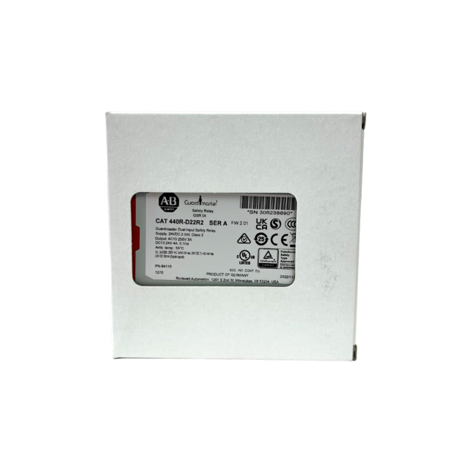 Allen Bradley 440R-D22R2 Guardmaster Dual Input Safety Relay