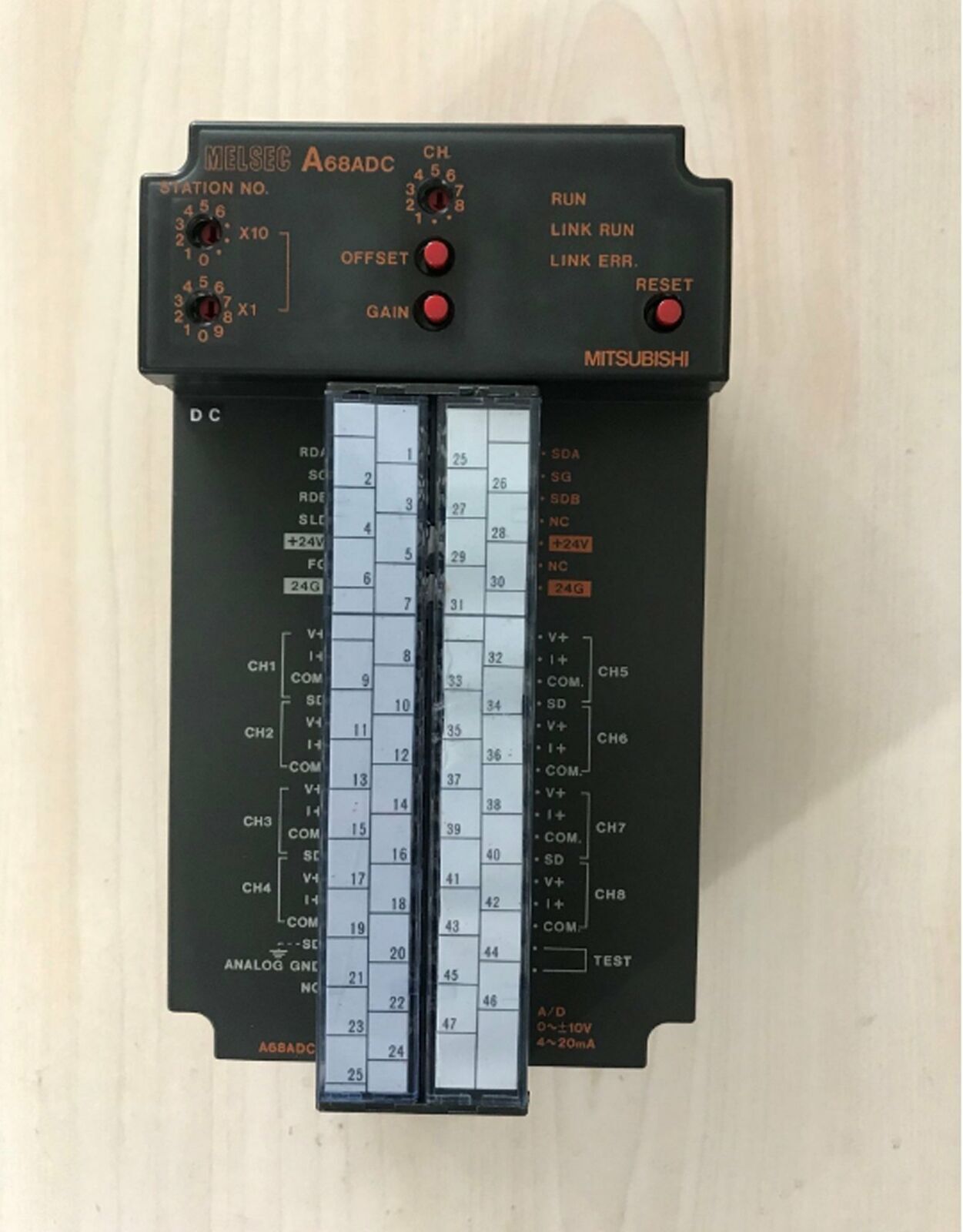 Mitsubishi A68ADC PLC Remote Module A68ADC
