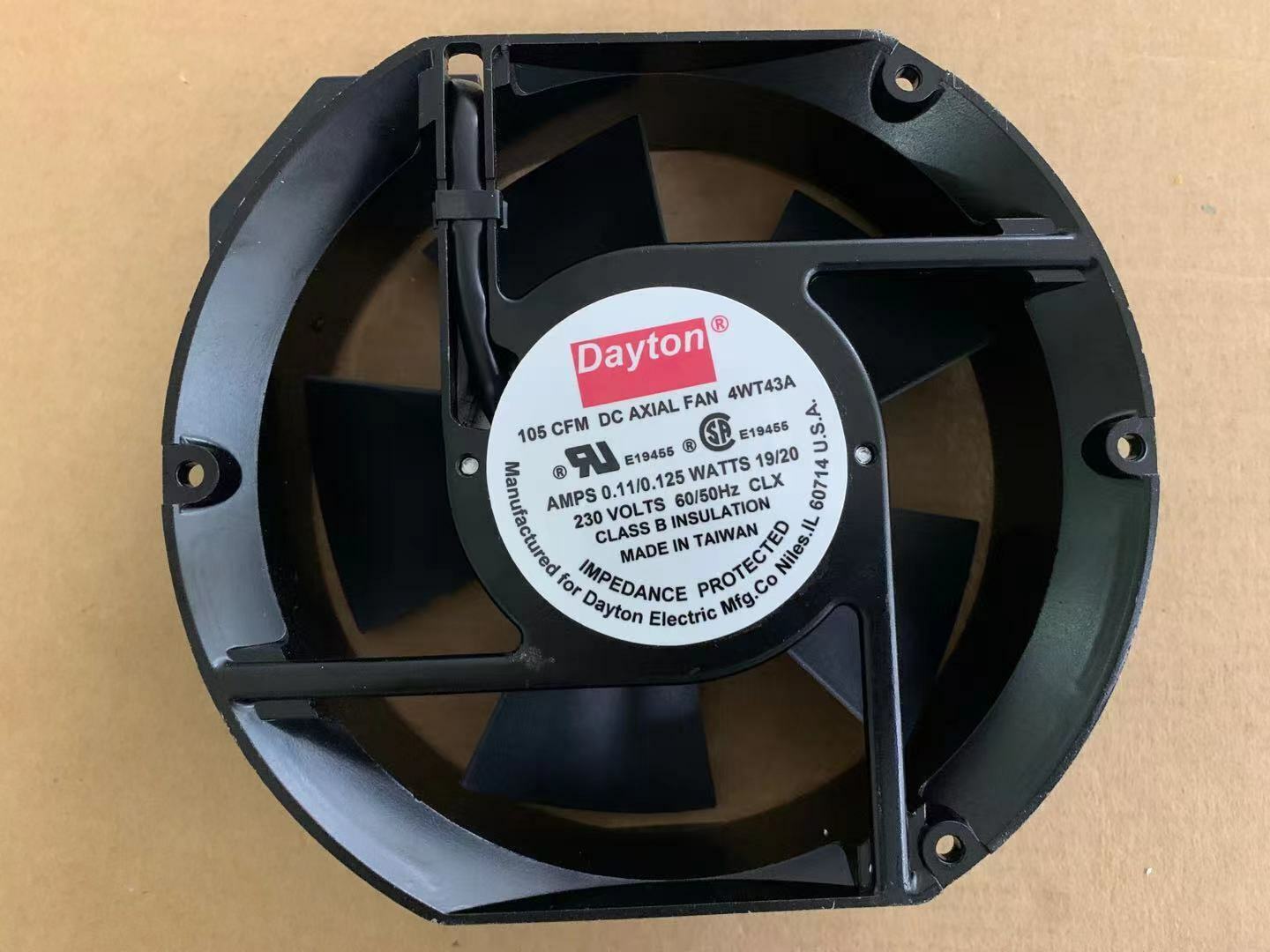 new for dayton ac 230v 4wt43a cooling fan 17cm metal frame