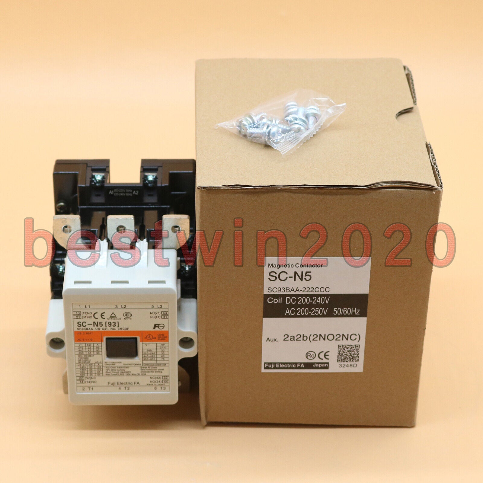 new fuji sc-n5(93) 220v magnetic contactor